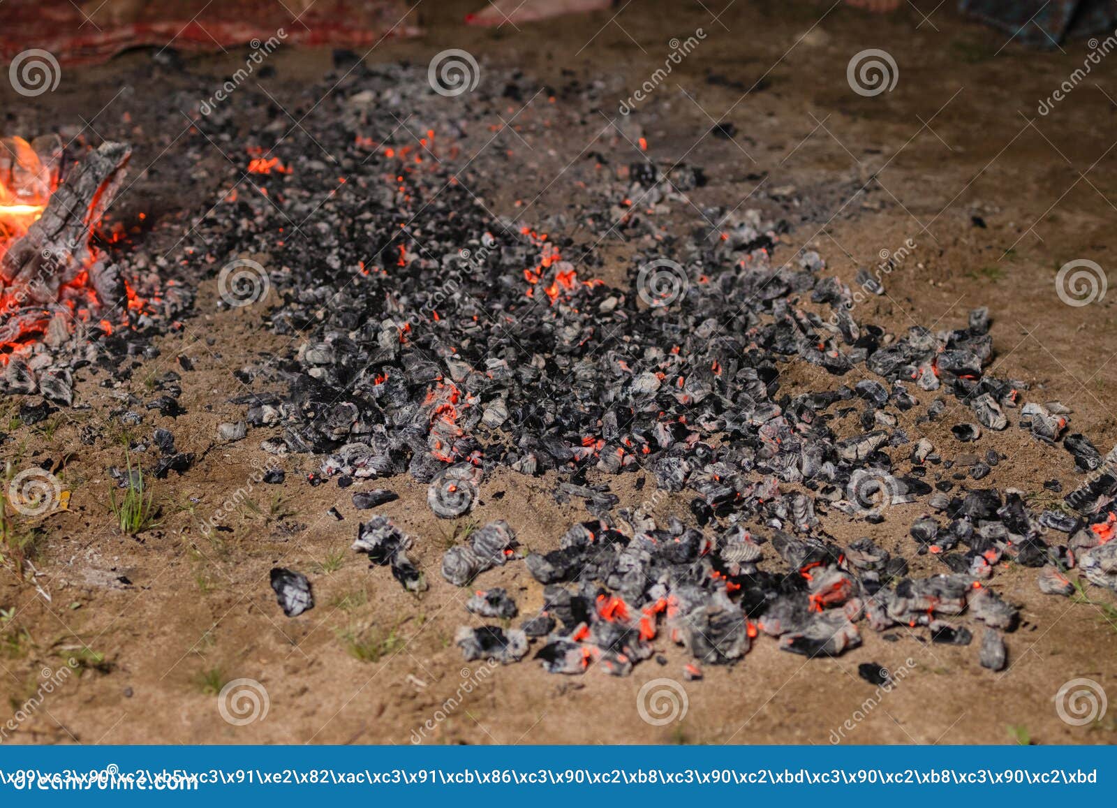 Burning Cinders Stock Photo | CartoonDealer.com #41123862