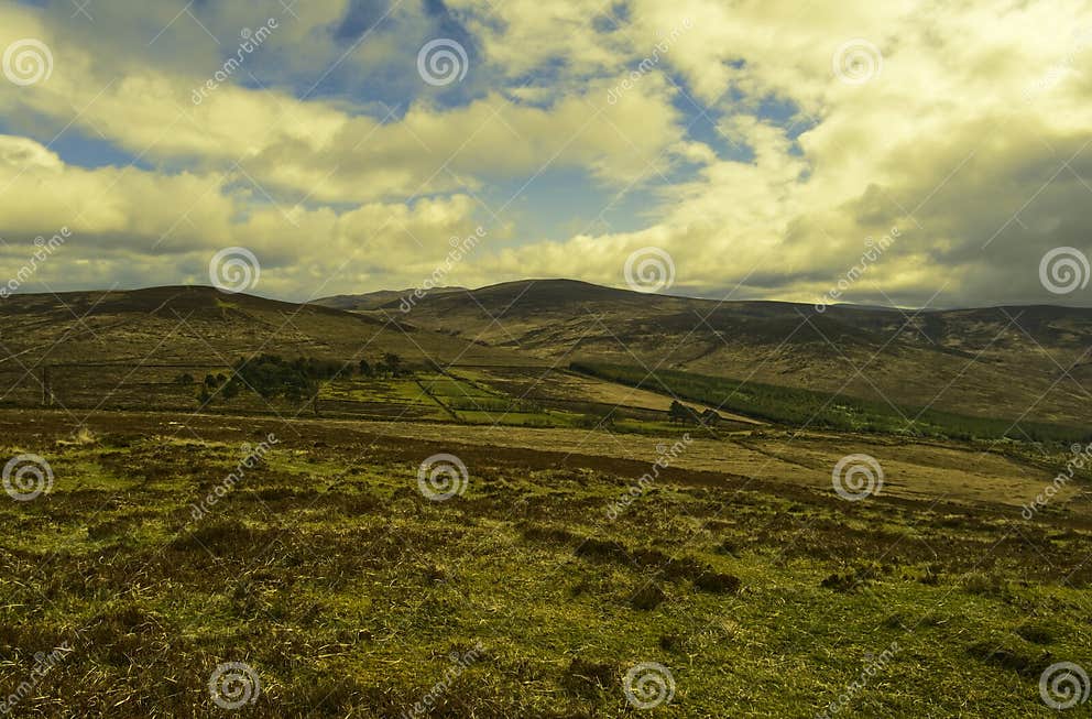 Walking in the Comeragh Mountains in the Springtime Stock Image - Image ...