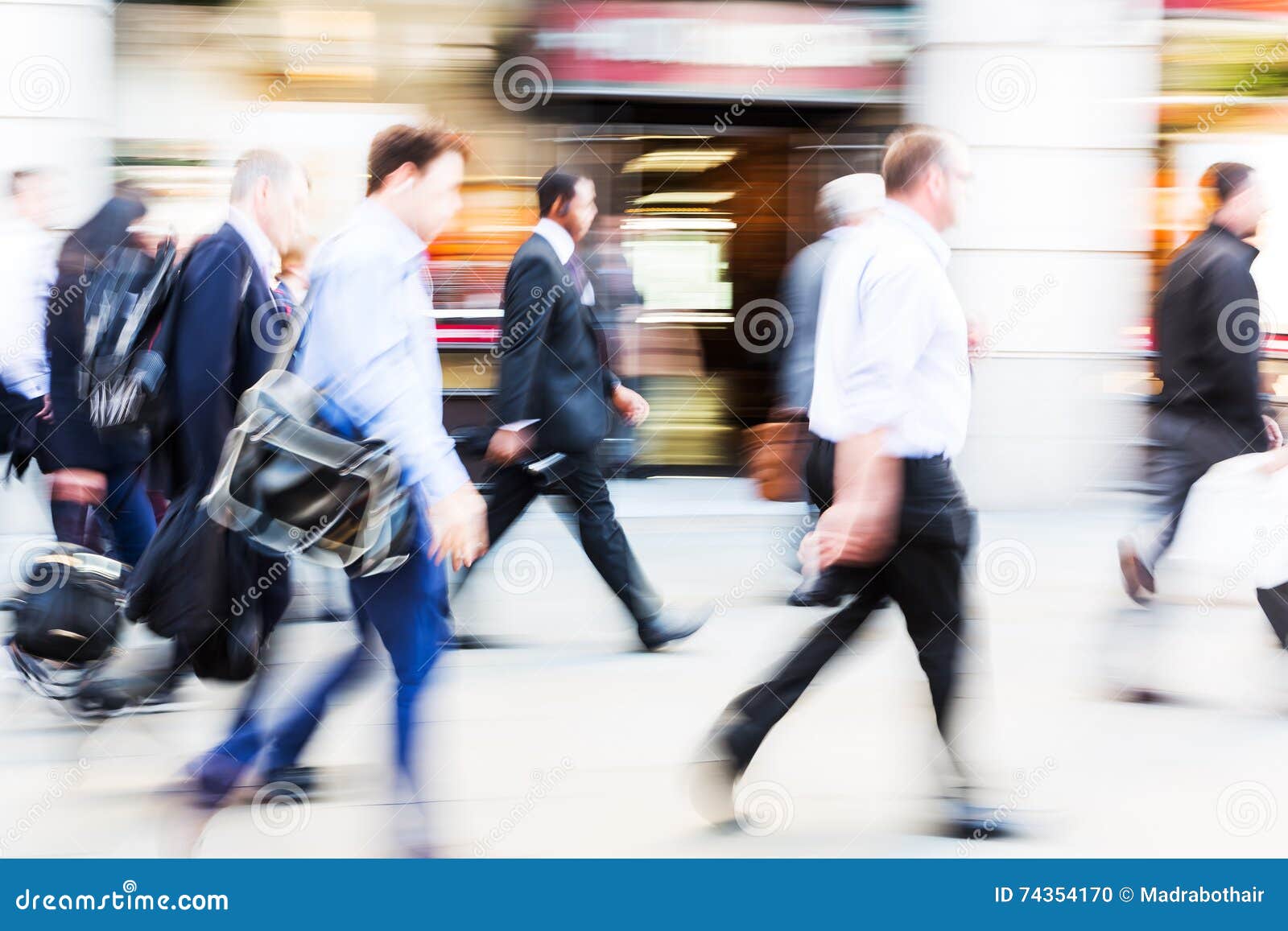 Walking Commuters at Rush Hour Editorial Image - Image of commuter ...