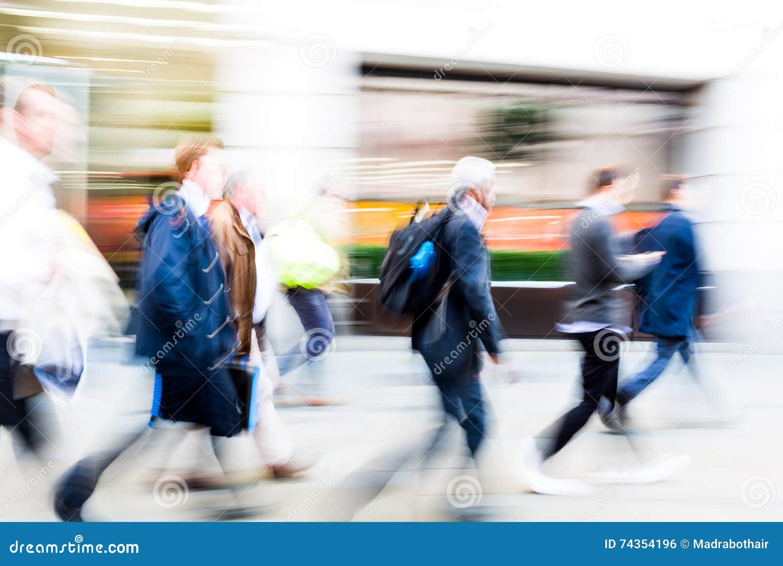 Walking Commuters at Rush Hour Editorial Photo - Image of commuter ...