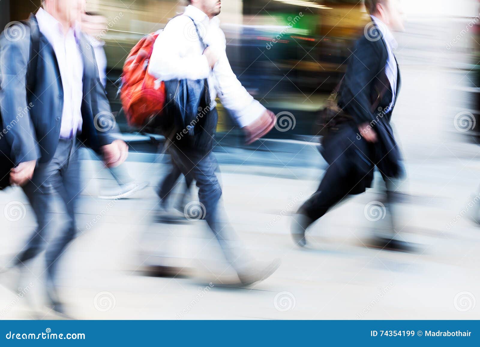 Walking Commuters at Rush Hour Editorial Stock Image - Image of busy ...