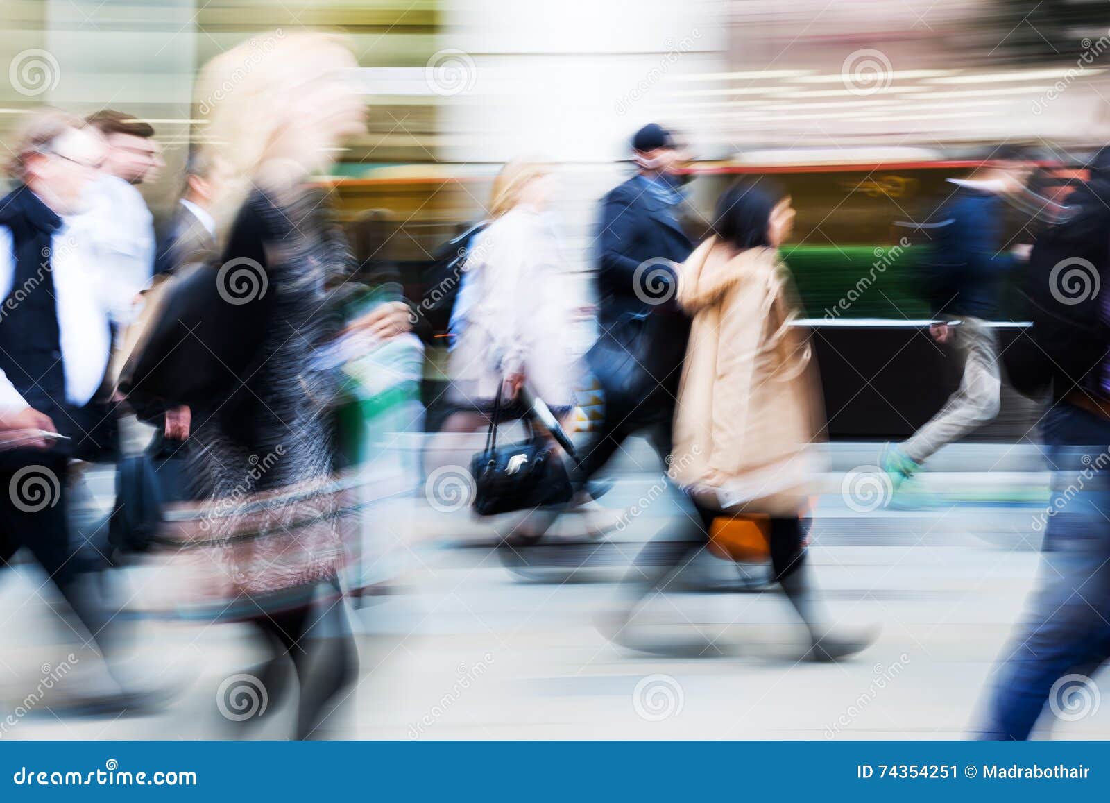 Walking Commuters at Rush Hour Editorial Photo - Image of hurry, hour ...