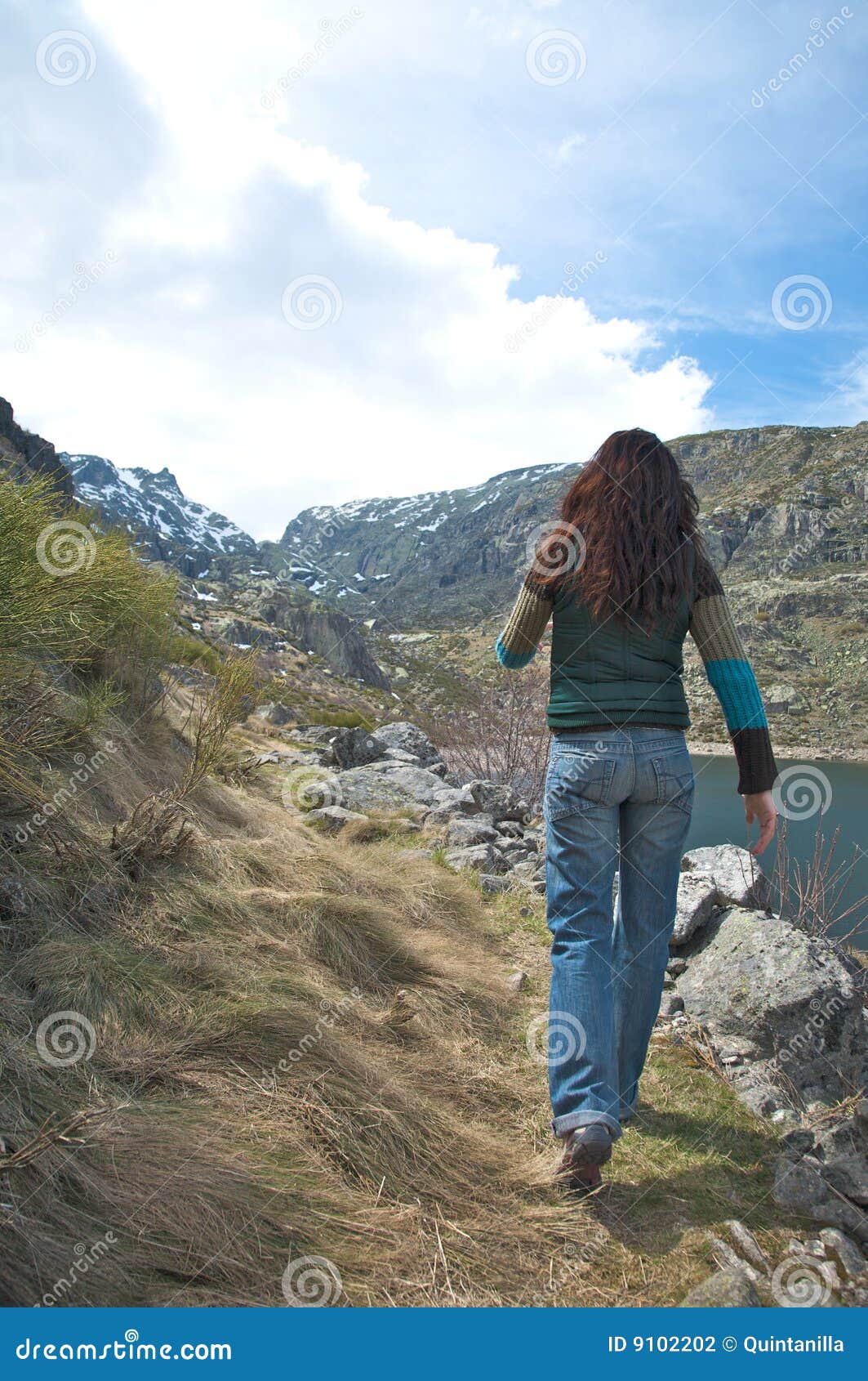 Walking on the country stock photo. Image of green, nature - 9102202