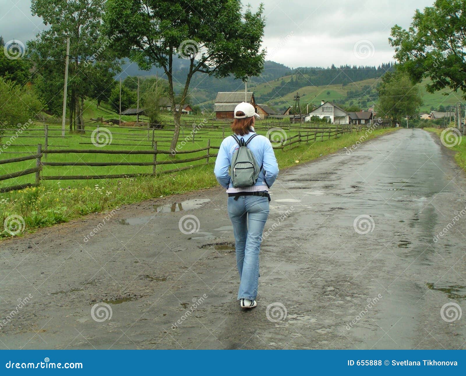 Walking country road stock photo. Image of person, country - 655888