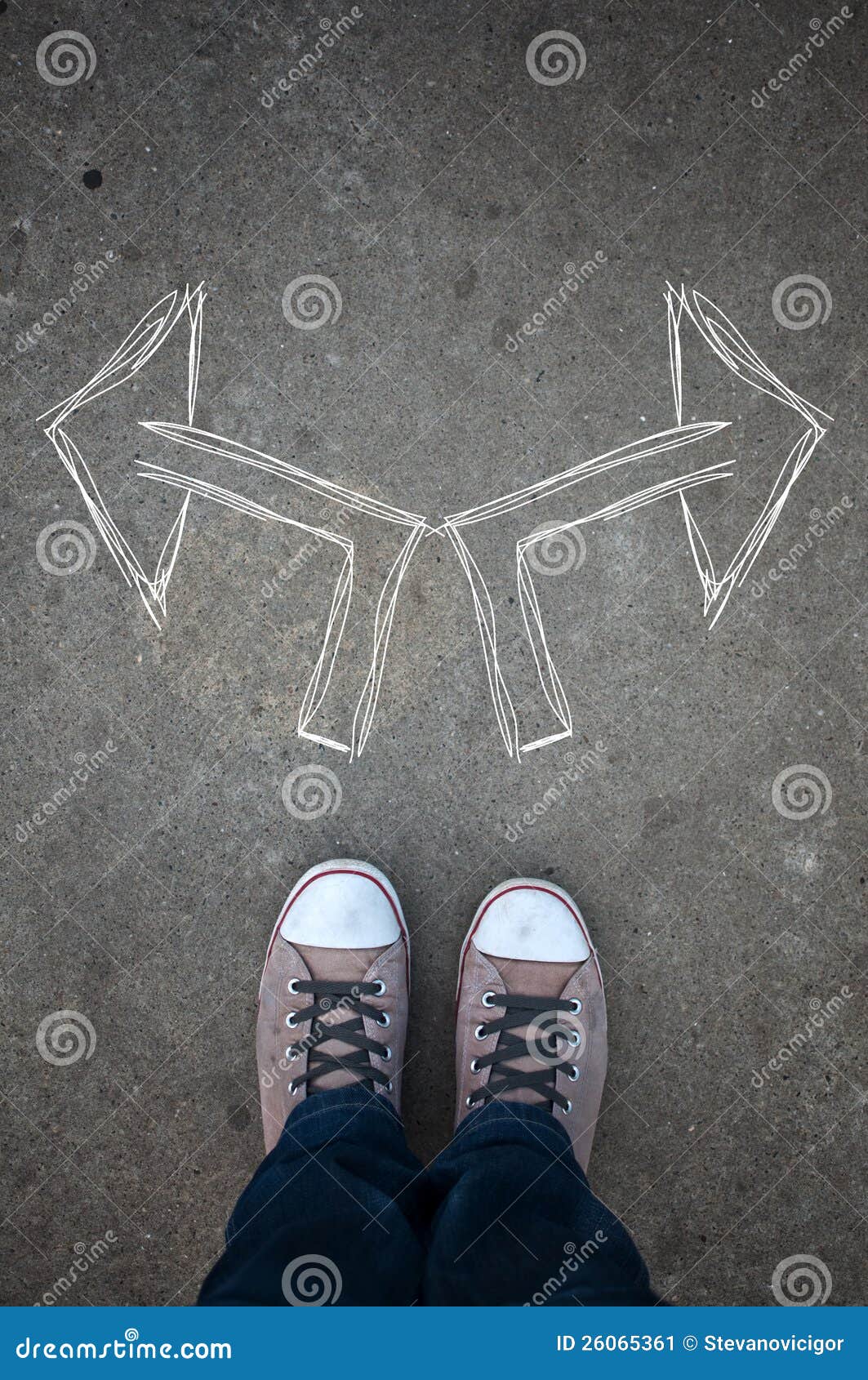 Walking direction stock image. Image of foot, urban, modern - 26065361