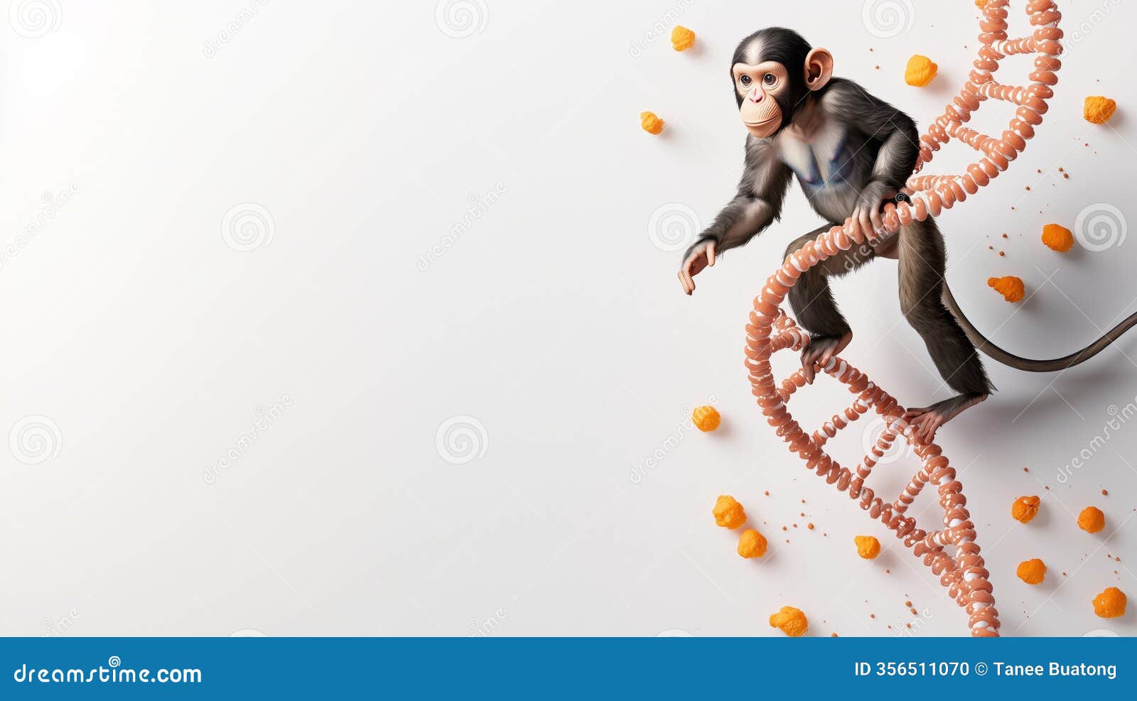 Walking DNA Science Art stock illustration. Illustration of genetic ...