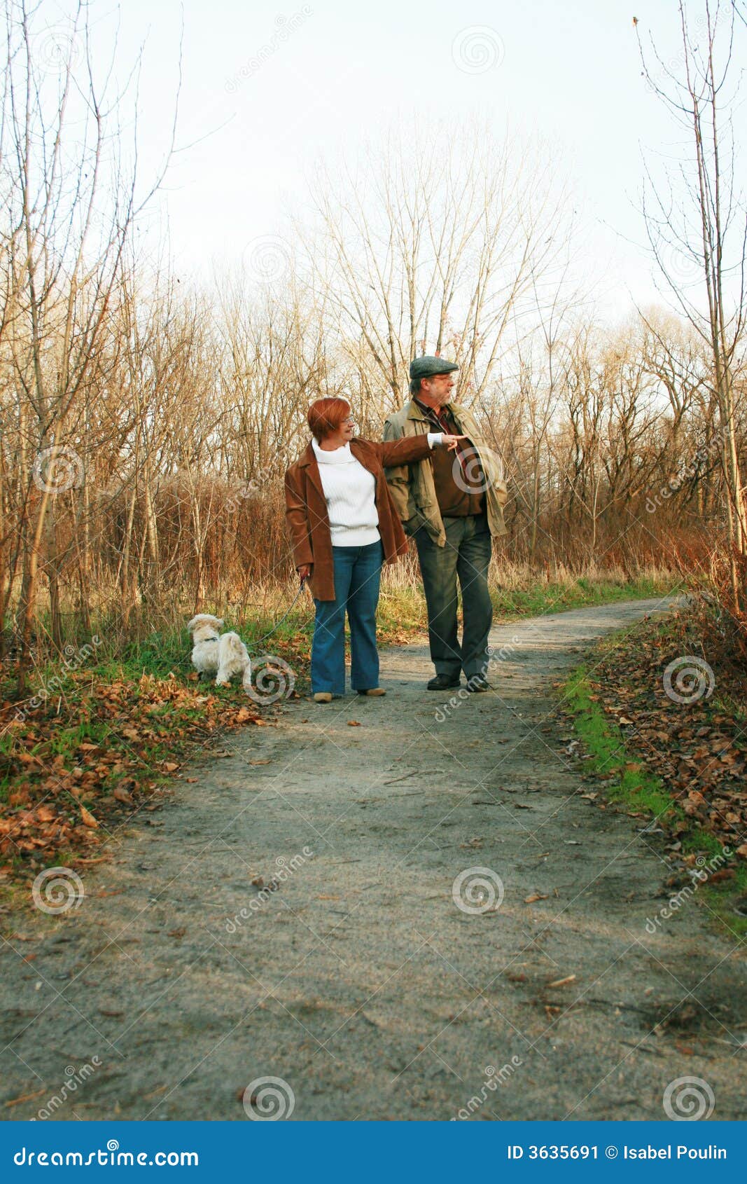 Walking with a Dog in a Path Stock Image - Image of holiday, knee: 3635691