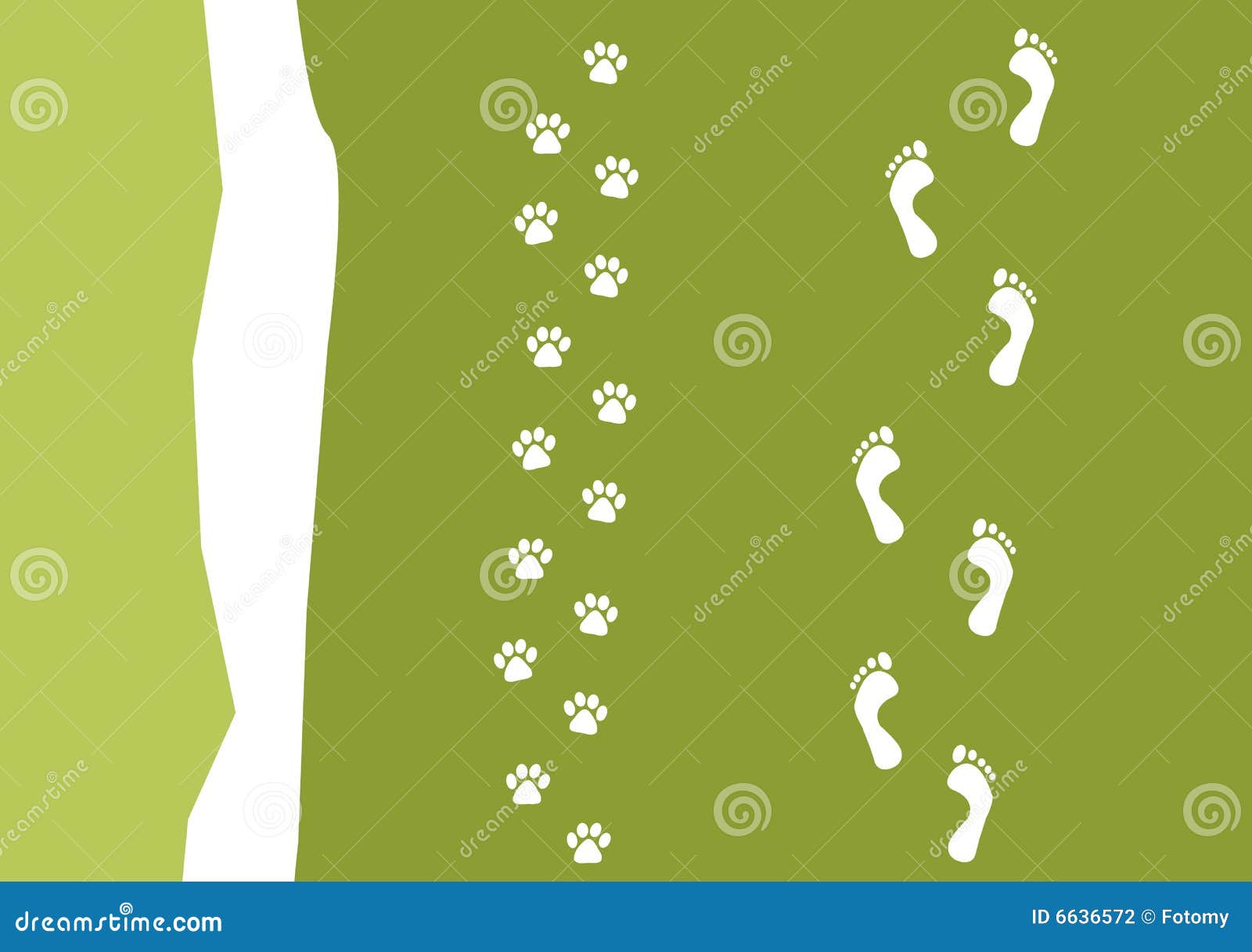 Walking the dog pattern stock vector. Illustration of abstract - 6636572