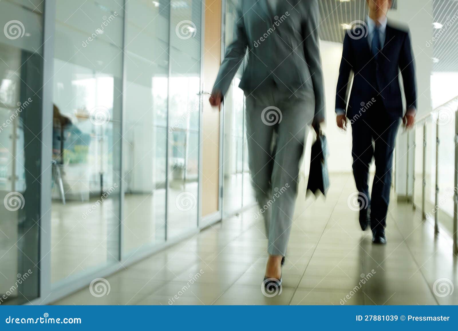 Walking down corridor stock image. Image of businessman - 27881039