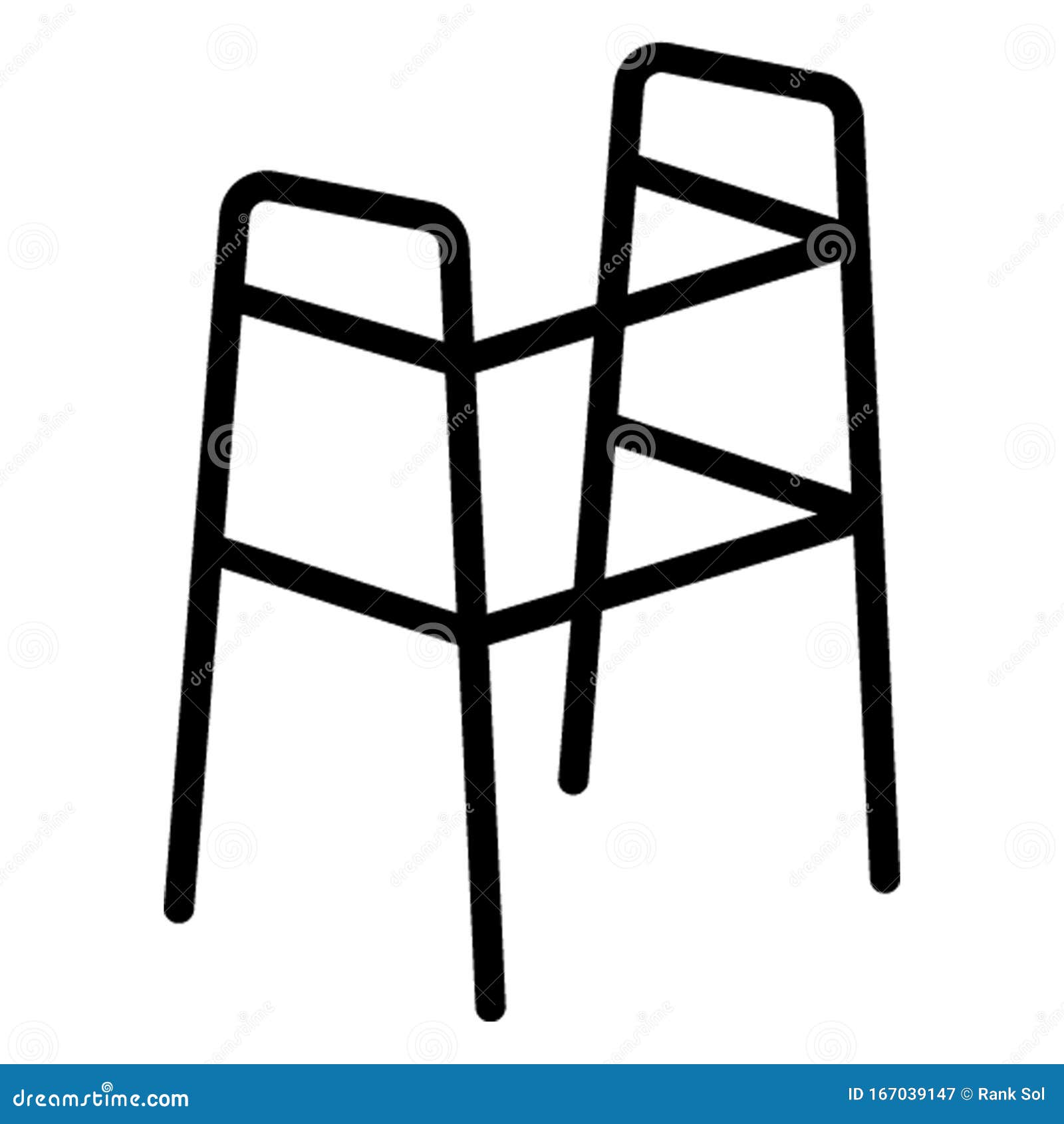Walking Frame Isolated Vector Icon Which Can Be Easily Modified or Edit ...