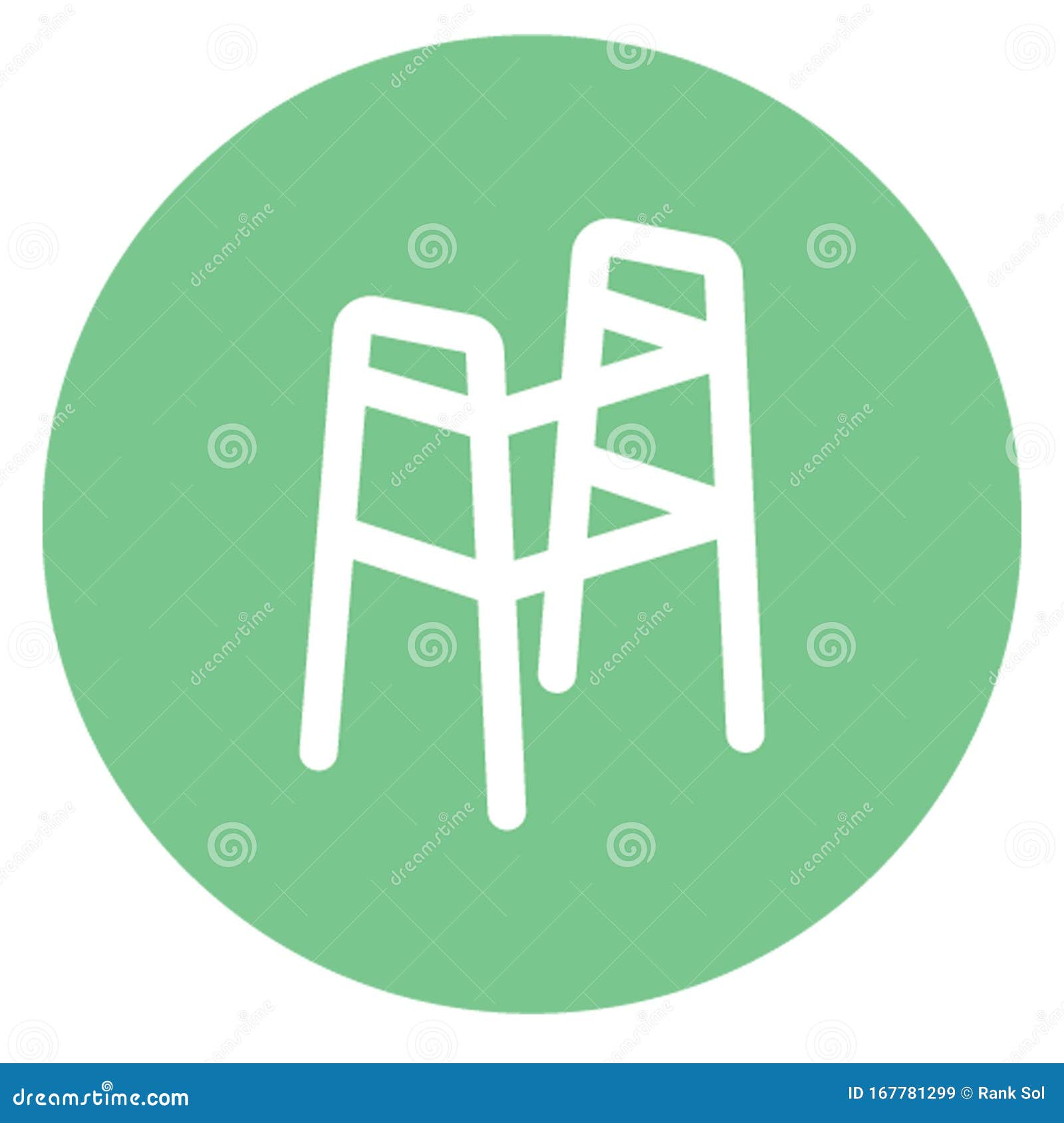 Walking Frame Isolated Vector Icon Which Can Be Easily Modified or Edit ...
