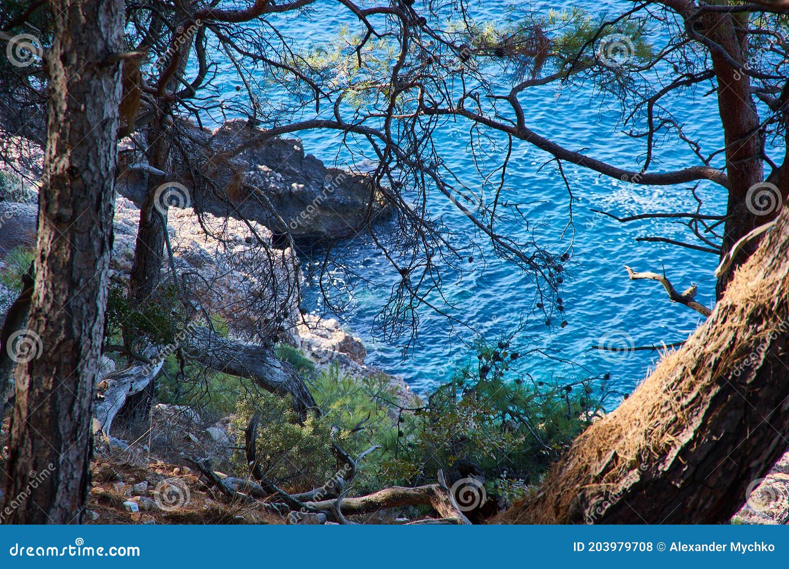 Walking in Lycian Way stock photo. Image of stone, hill - 203979708
