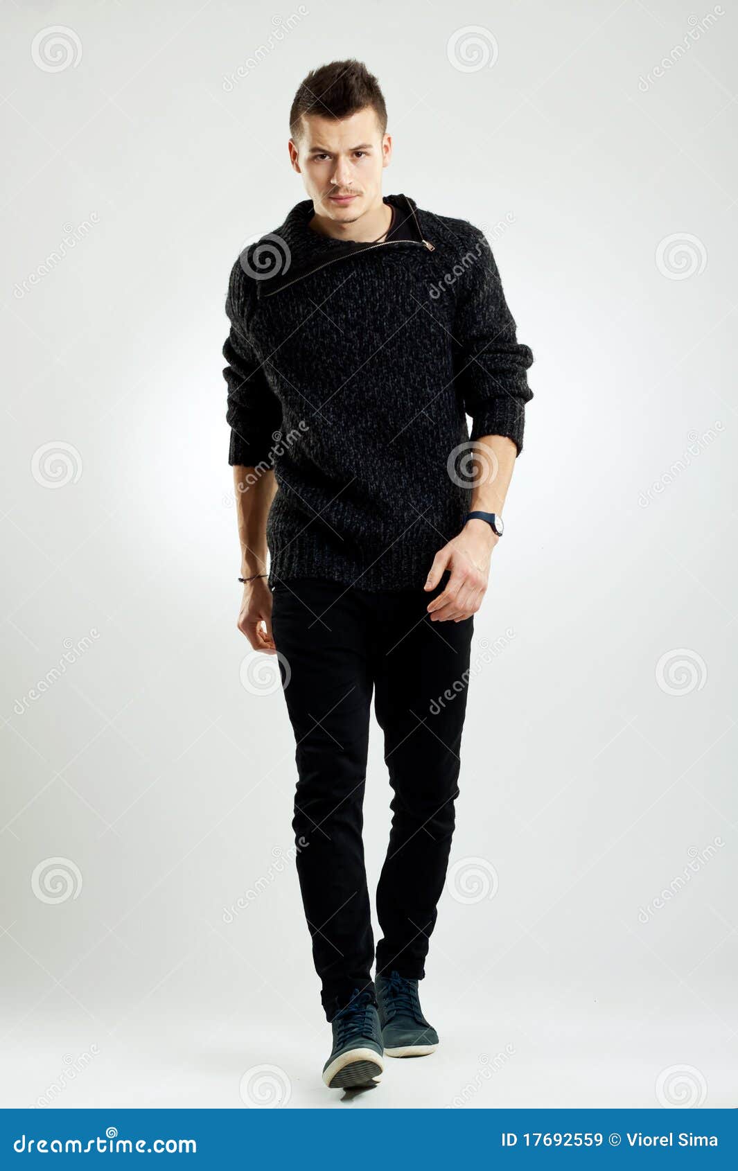 Walking male model stock image. Image of male, adult - 17692559