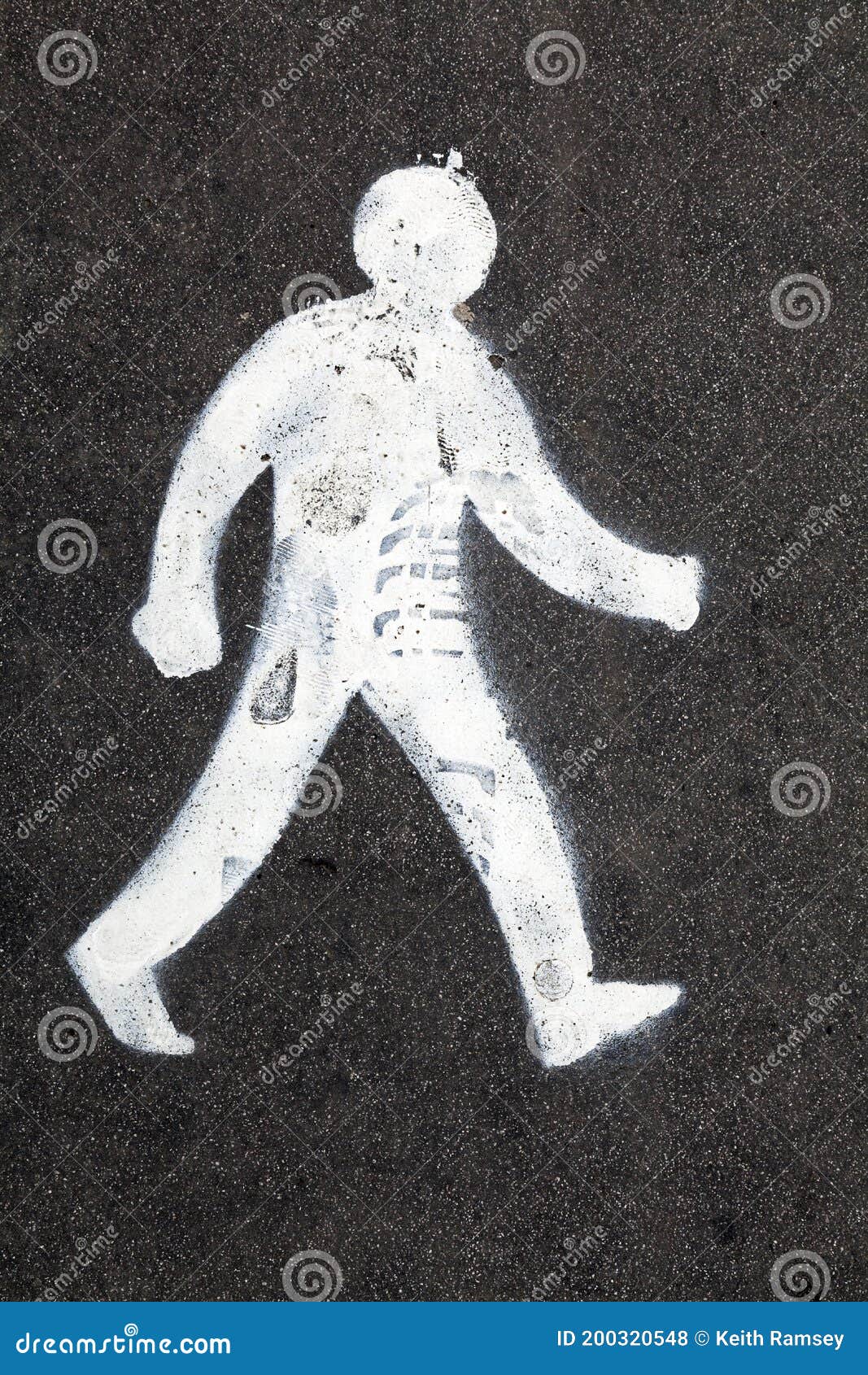 Walking Man stock photo. Image of sidewalk, figure, footprint - 200320548