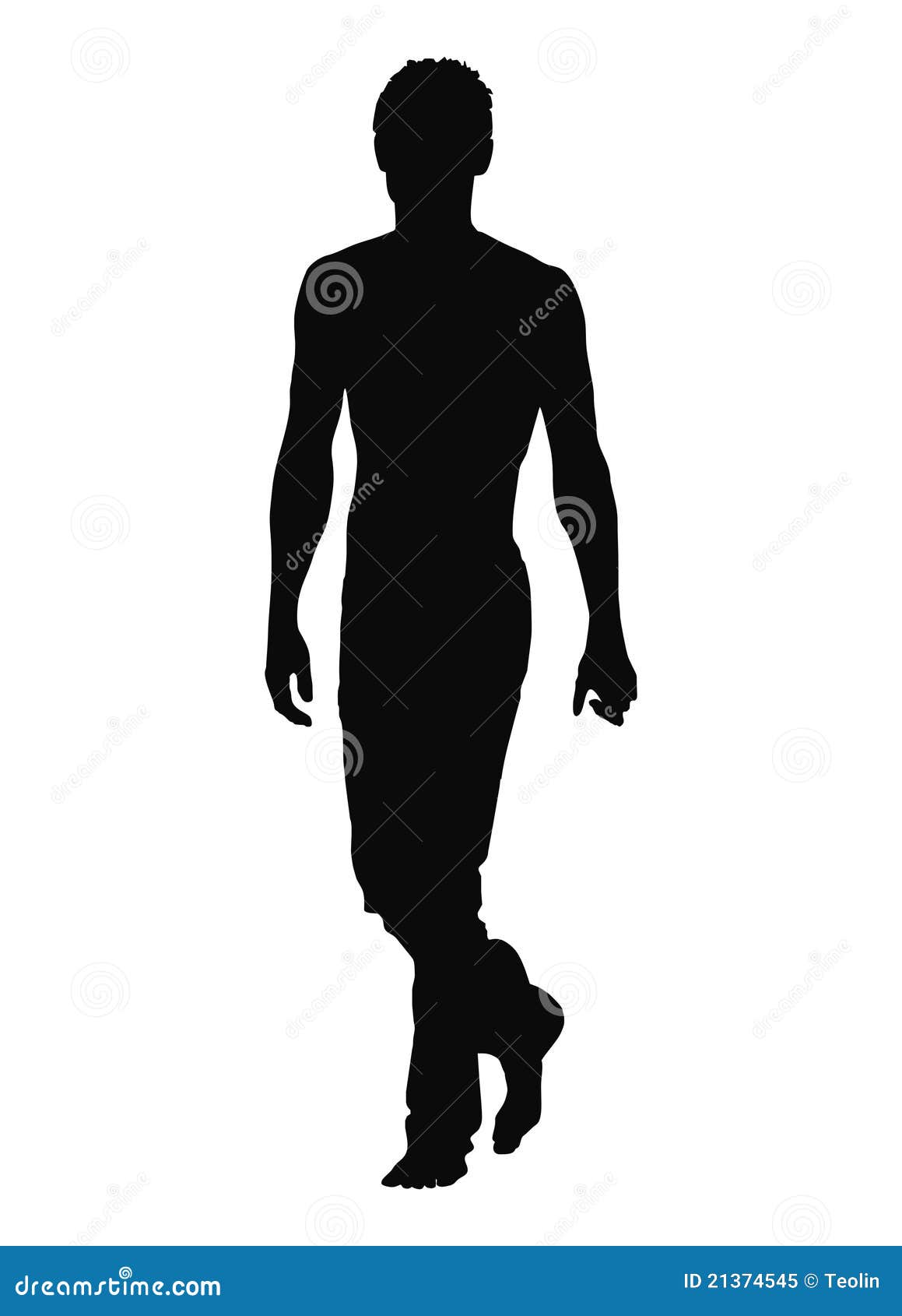 Person Walking Silhouette Vector