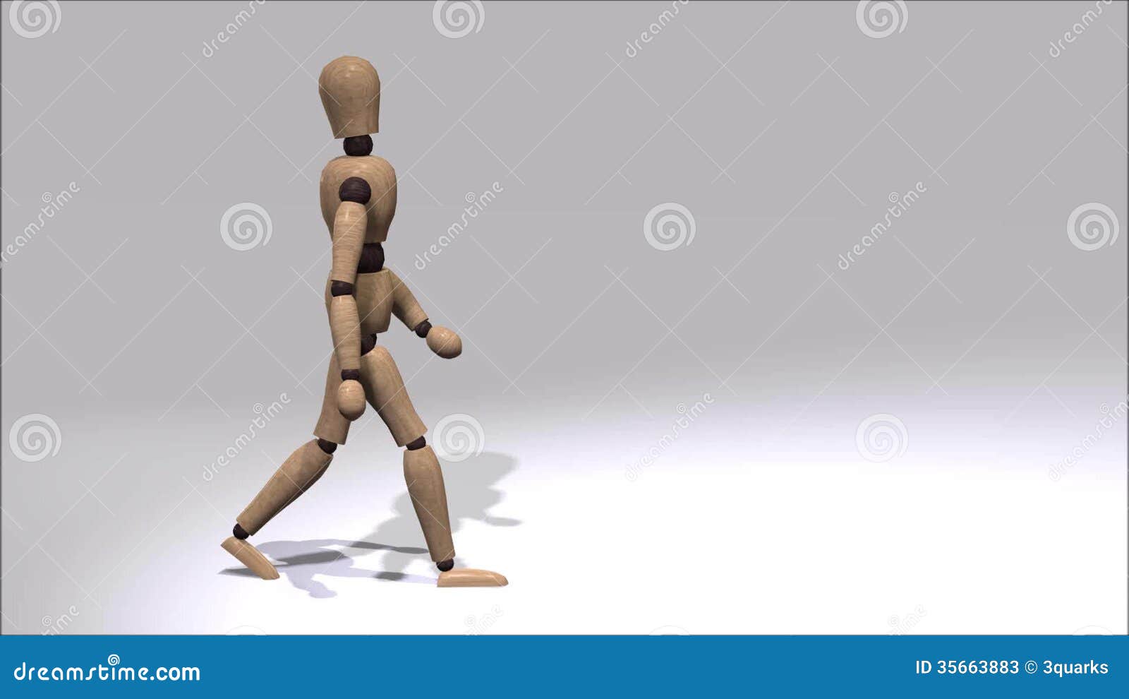 Walking Manikin stock footage. Video of clip, spirited - 35663883