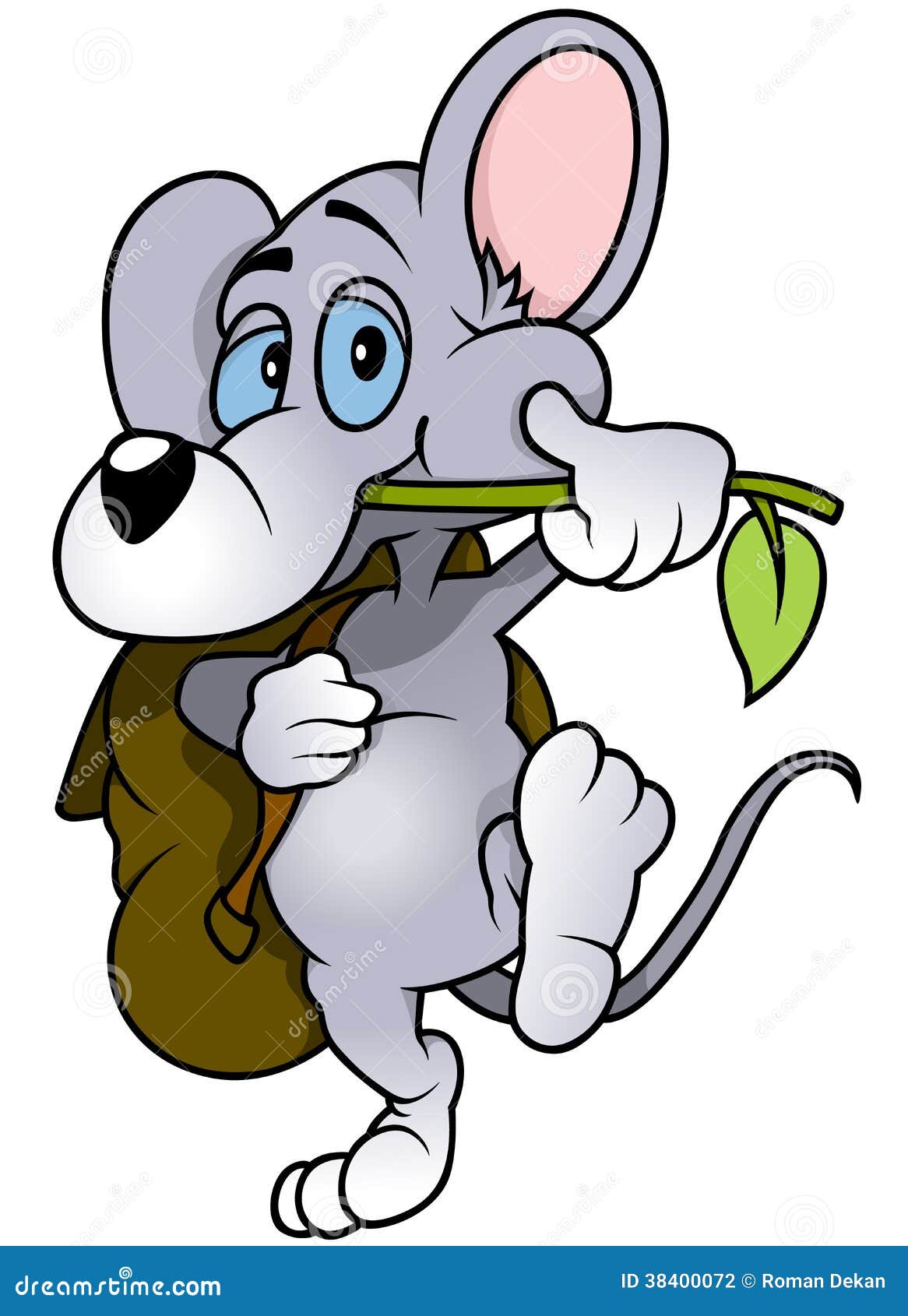 Walking Mouse stock vector. Illustration of cute, adorable - 38400072