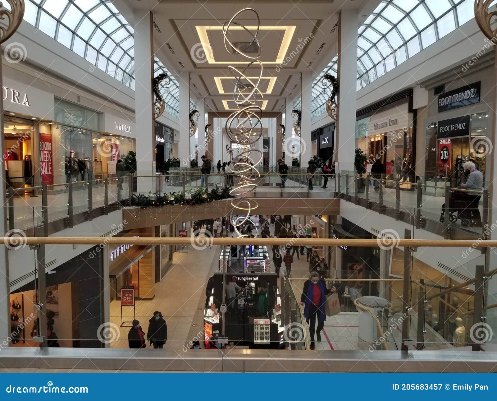 Walking through Oakville Place Mall Editorial Photography - Image of ...