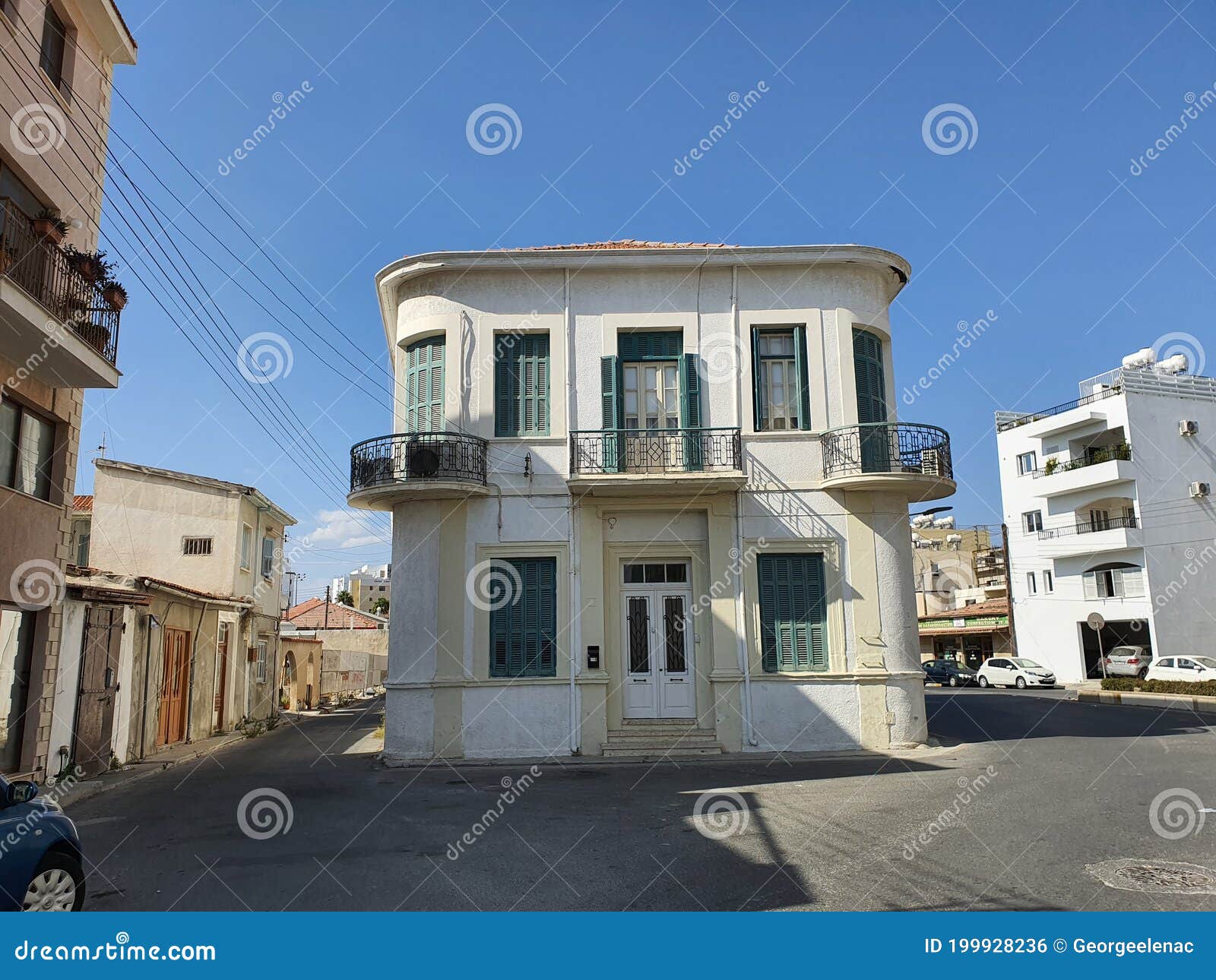 Walking at a Old Town of Larnaca City Cyprus Editorial Photo - Image of ...