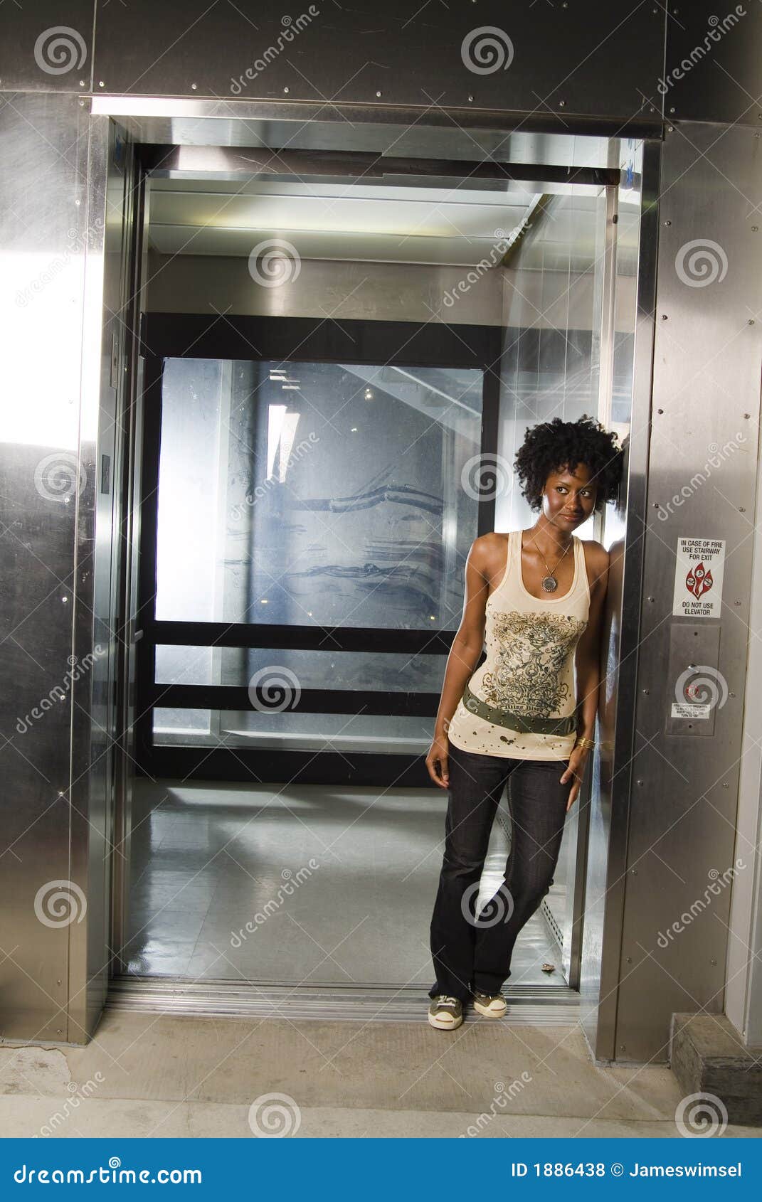 Walking Out Of Elevator 02 Picture. Image: 1886438
