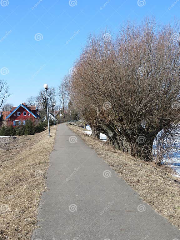 Rusne town , Lithuania stock photo. Image of background - 29878712