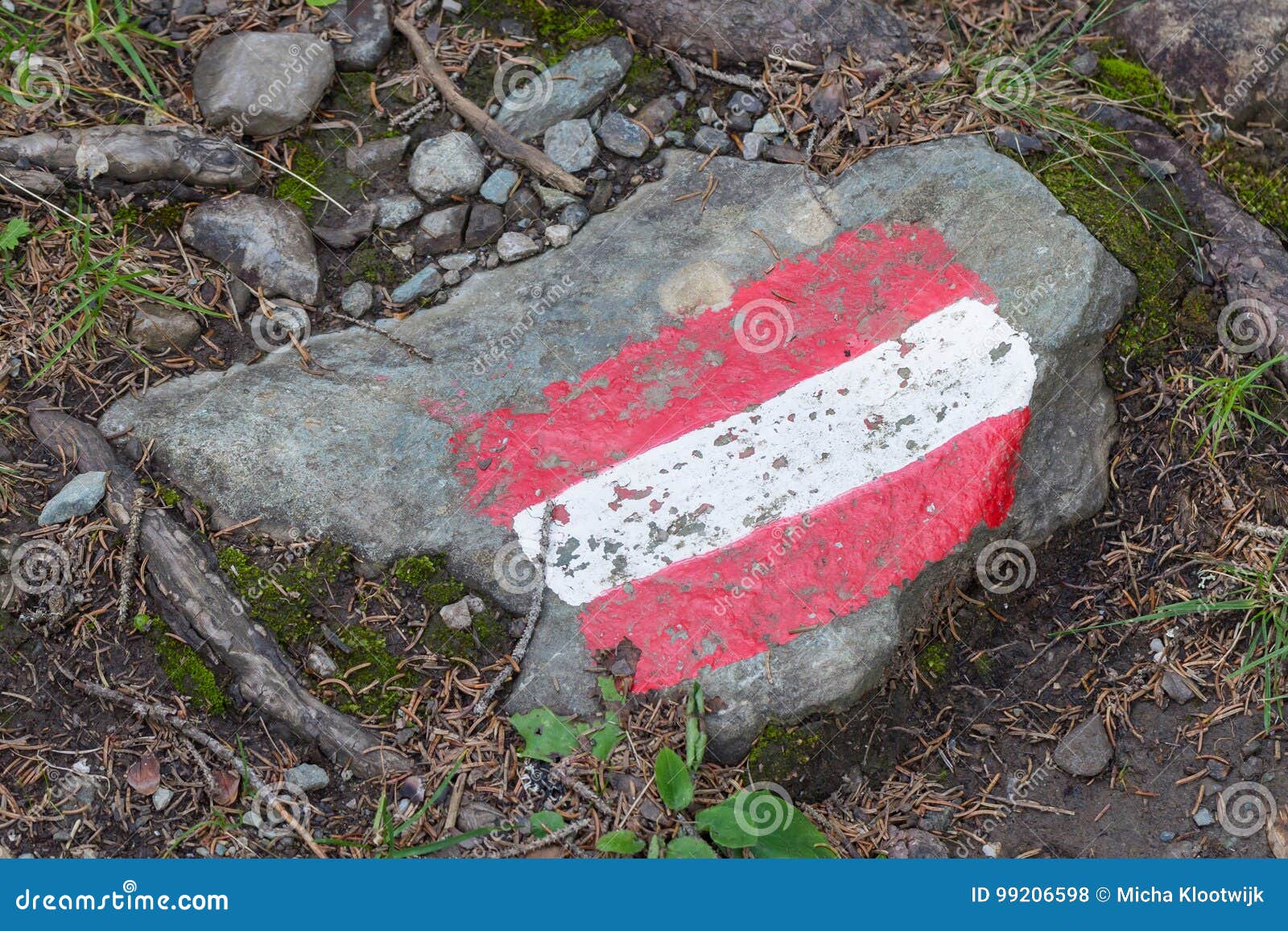 Walking Path Sign in Austria Stock Photo - Image of fitness, wanderweg ...