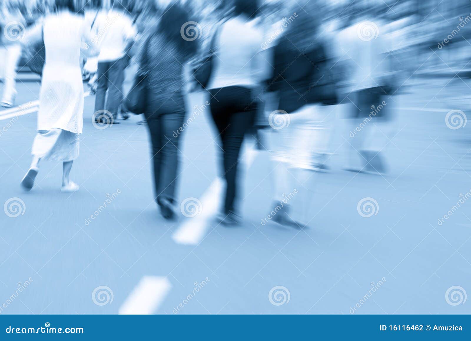 Walking People Rushing on the Street Stock Photo - Image of business ...
