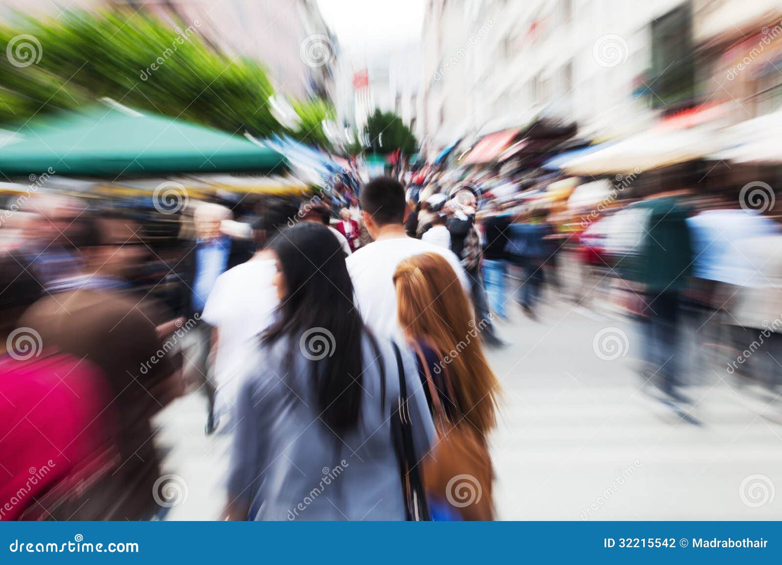 Walking People with Zoom Effect Stock Photo - Image of blur, people ...
