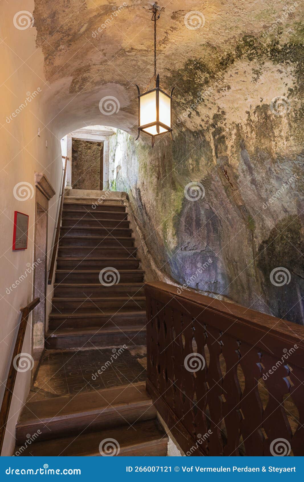 Walking through Predjama Castle Editorial Photo - Image of historic ...