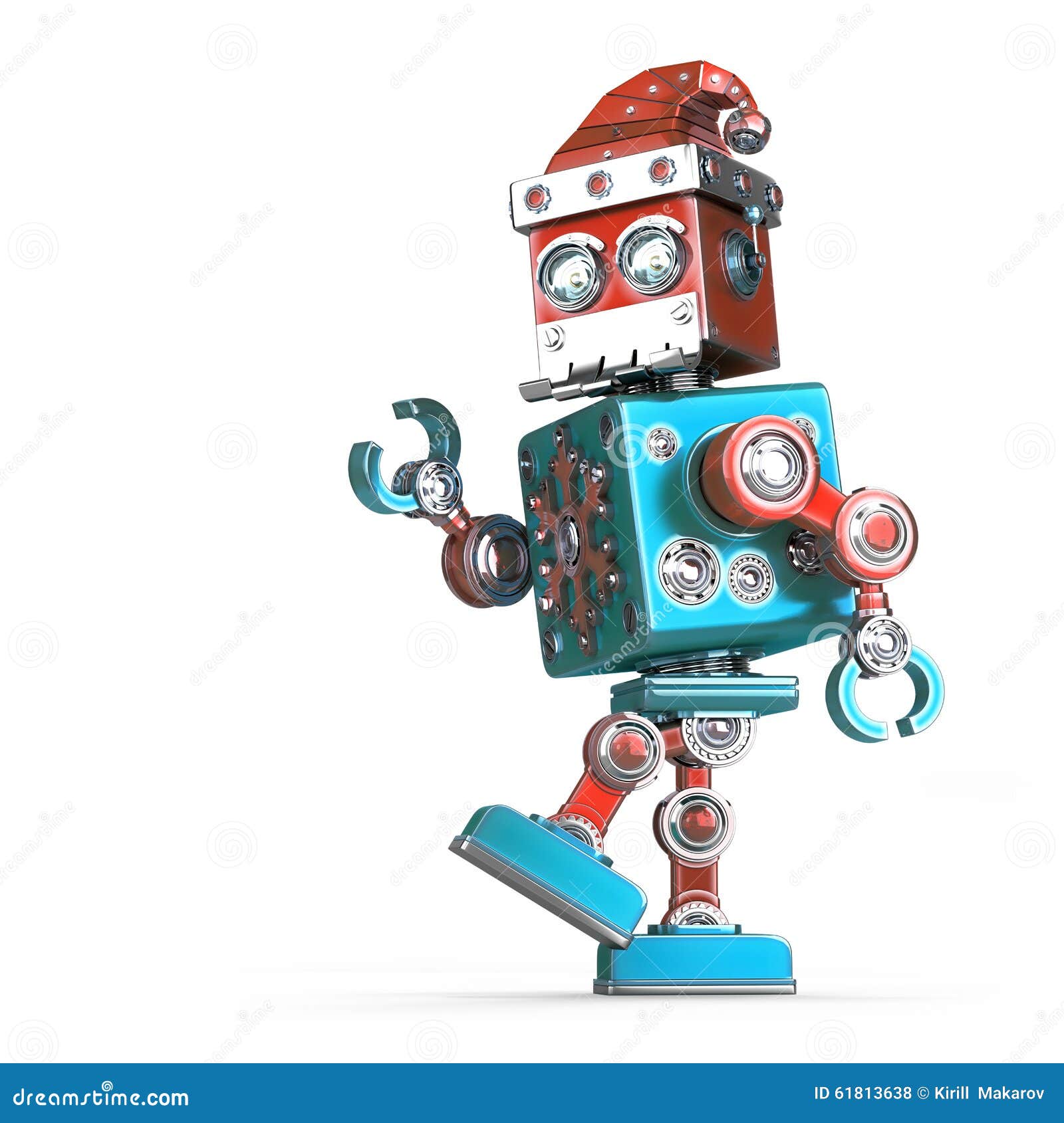 Walking Robot Stock Photography | CartoonDealer.com #38993360