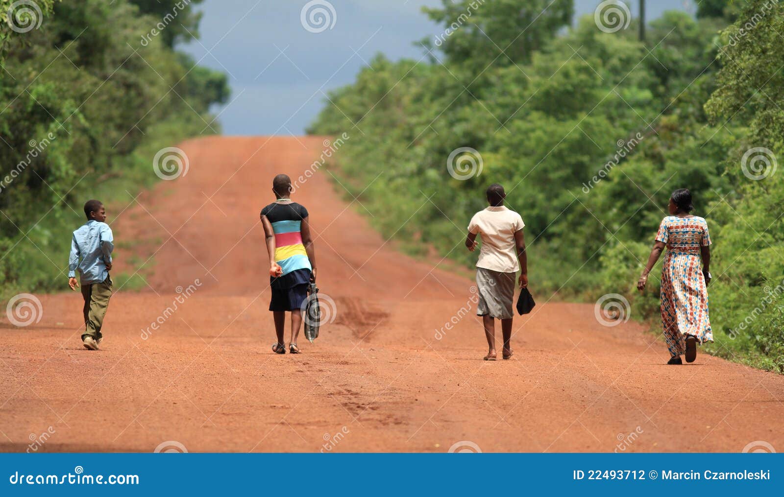 Walking through Savanna in Africa Editorial Photography - Image of ...