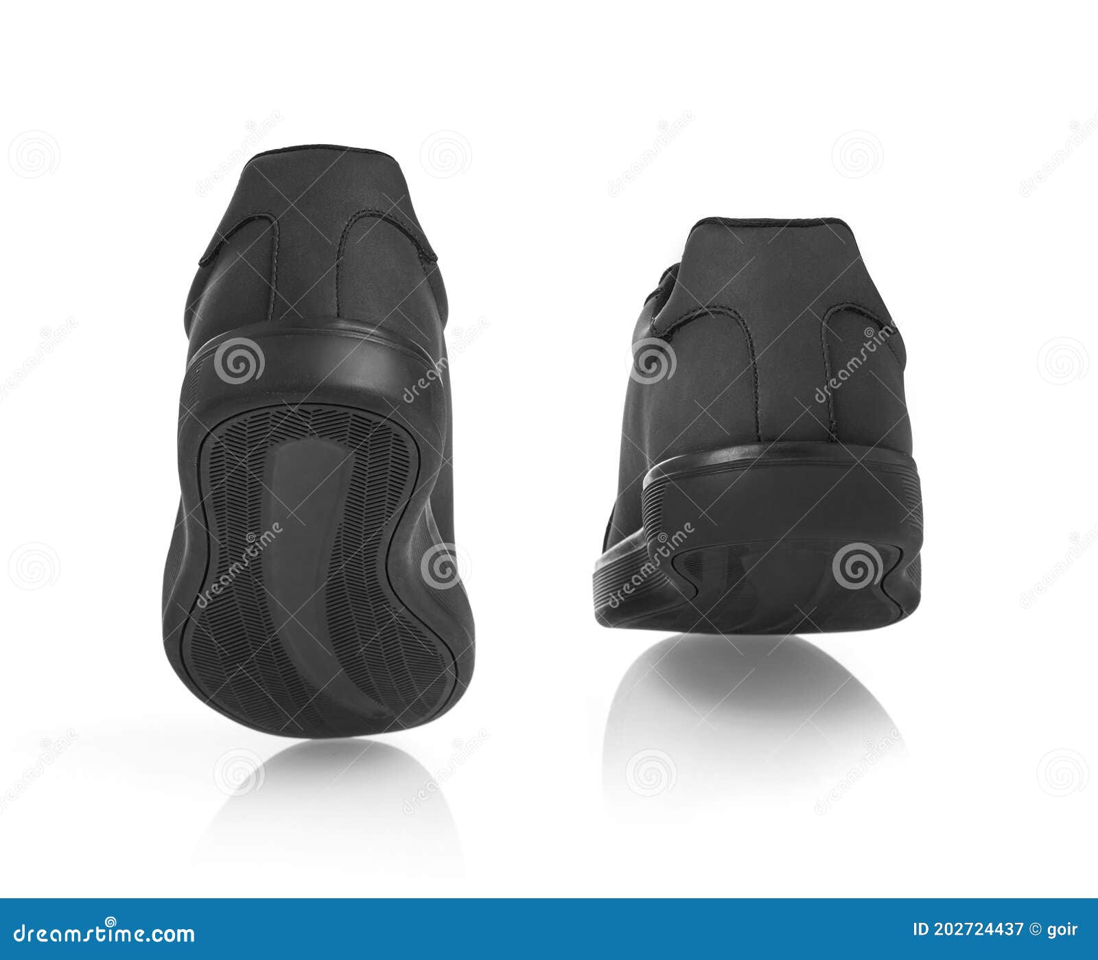 Walking shoes back view stock image. Image of accessory - 202724437