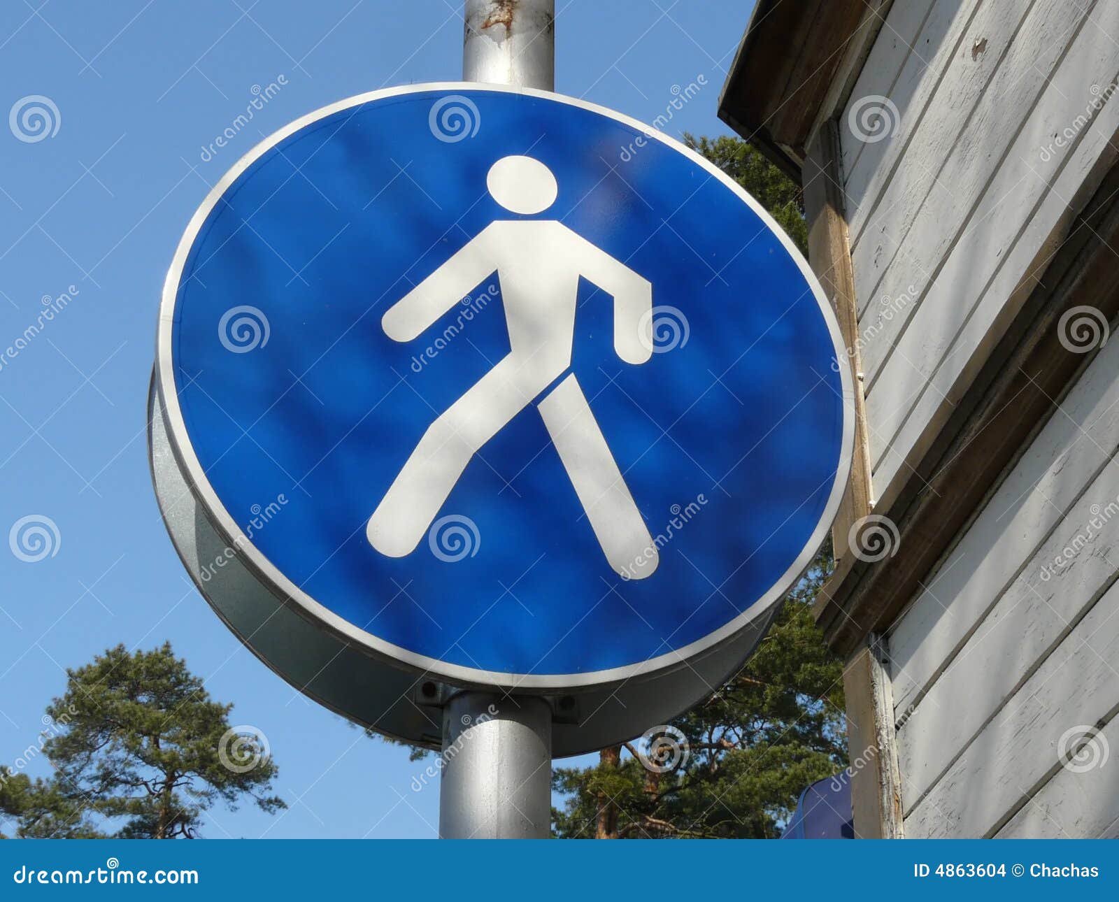 Walking sign stock photo. Image of exercising, conditioning - 4863604