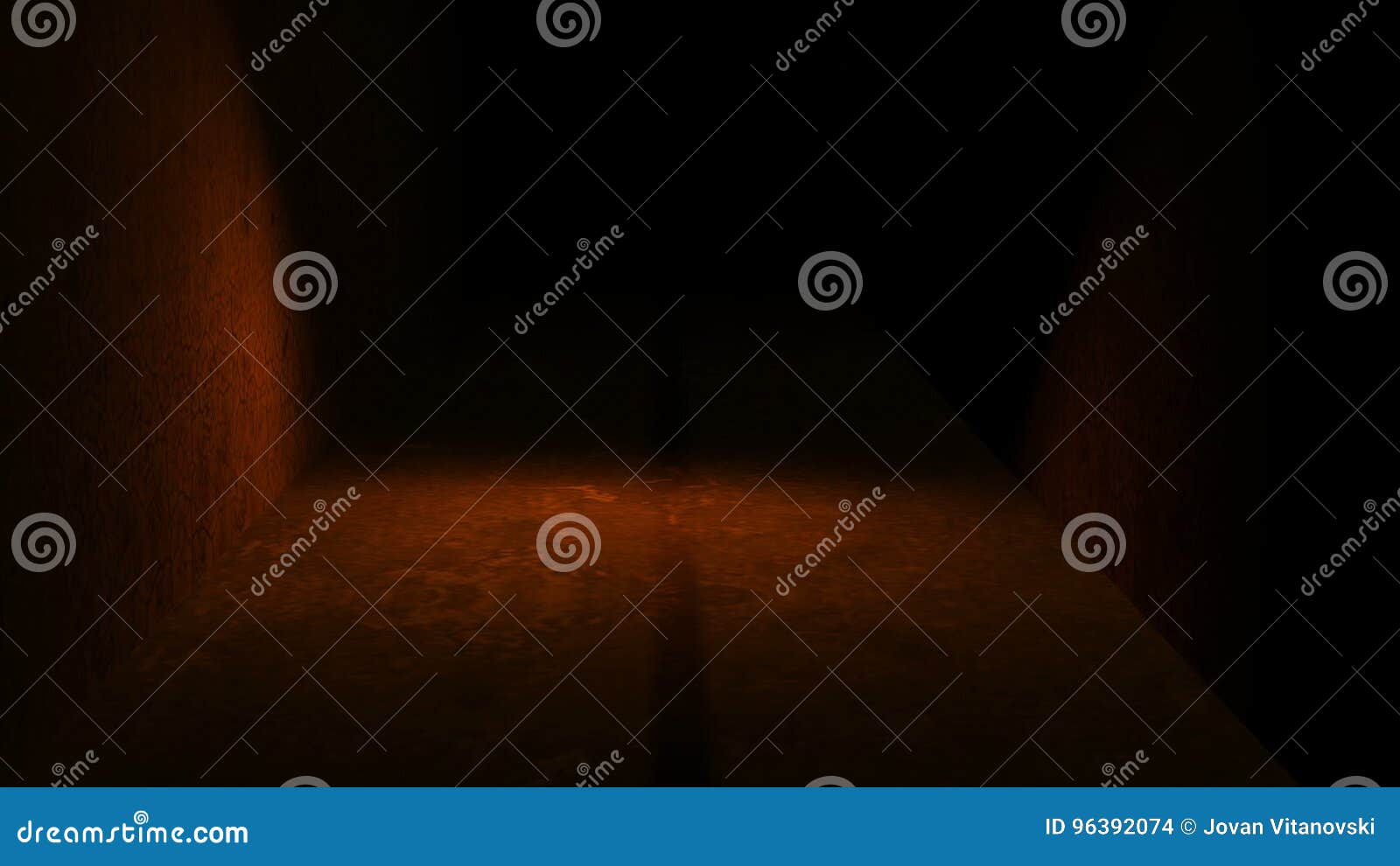 Walking in Spooky Space with Low Light Stock Footage - Video of indoor ...