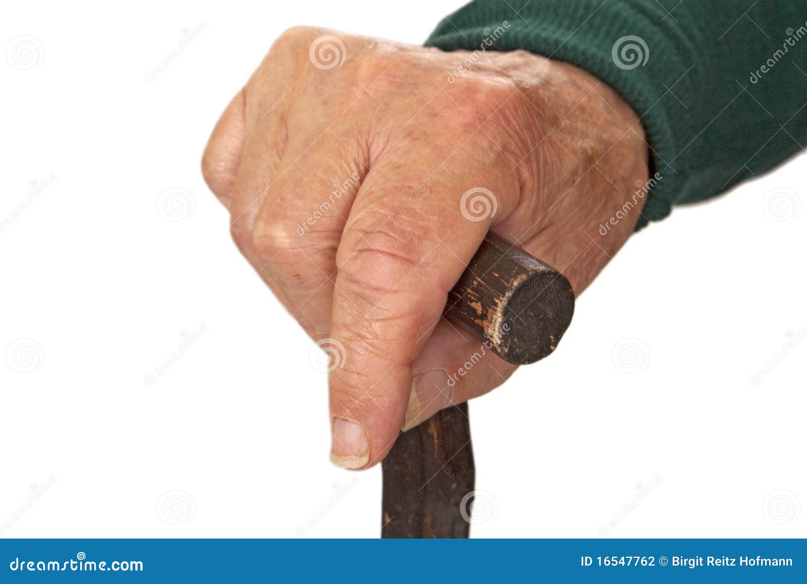 Walking stick in hand stock photo. Image of injury, person - 16547762