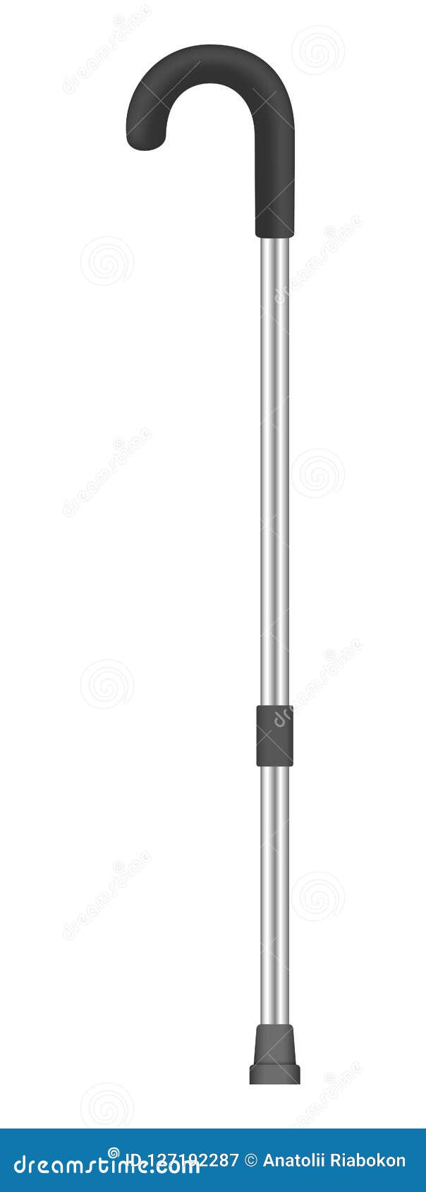 Walking Stick Icon, Realistic Style Stock Illustration - Illustration ...