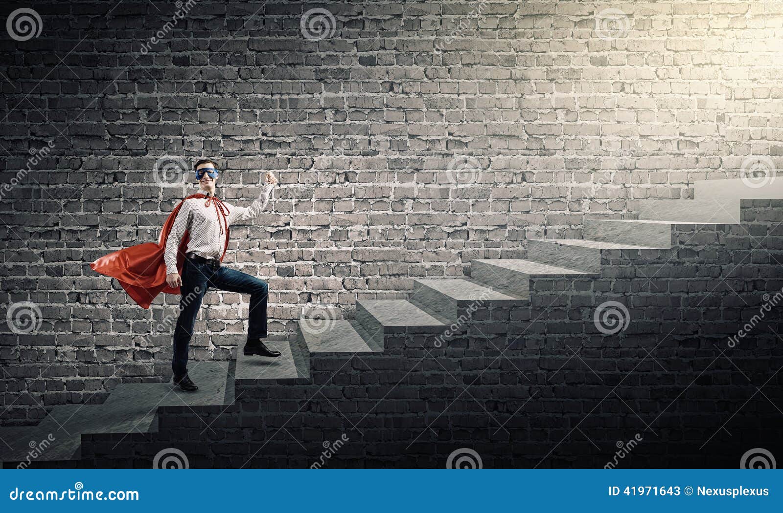 Walking superhero stock image. Image of change, cape - 41971643