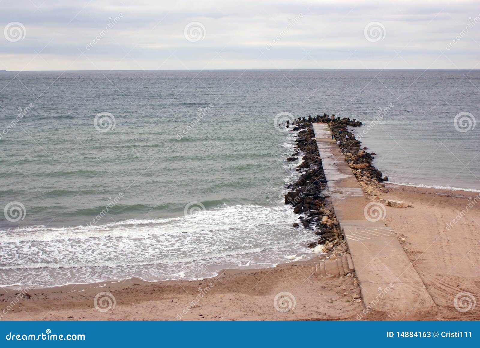 Walking to infinite sea stock image. Image of drops, good - 14884163