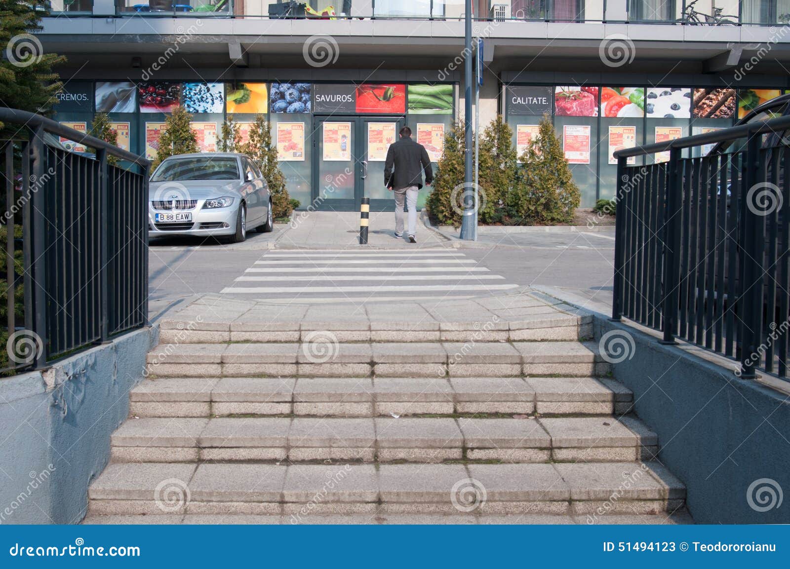 Walking to the shop editorial stock photo. Image of hypermarket - 51494123
