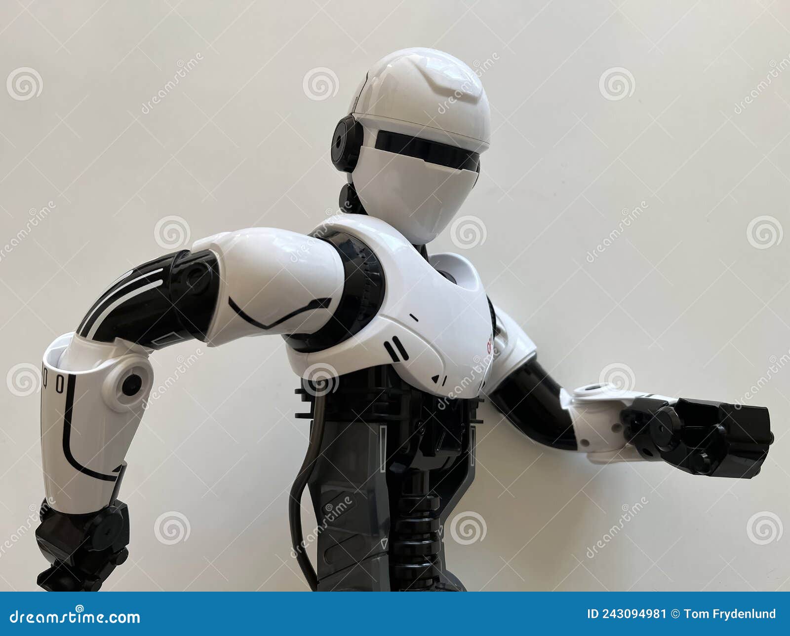 Busy robot in motion stock image. Image of technique - 243094981