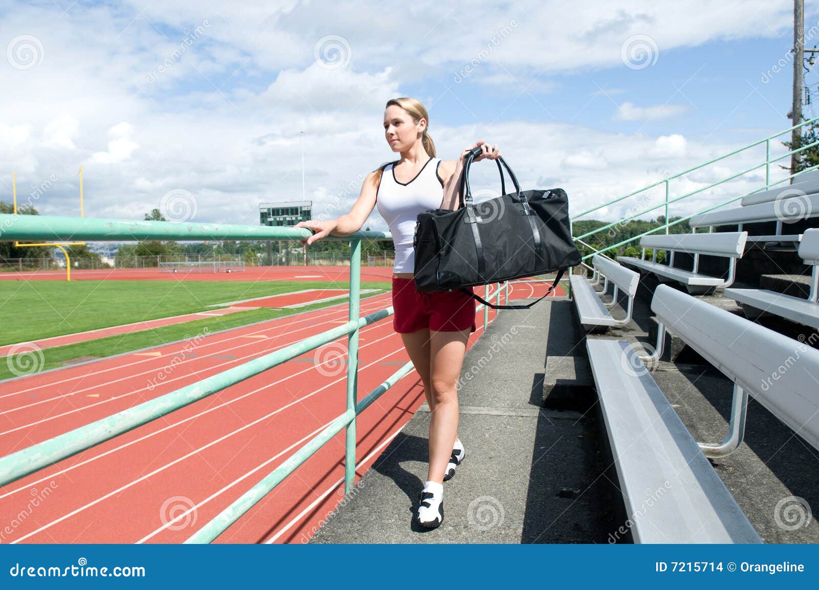 Walking at a Track stock photo. Image of outside, happy - 7215714