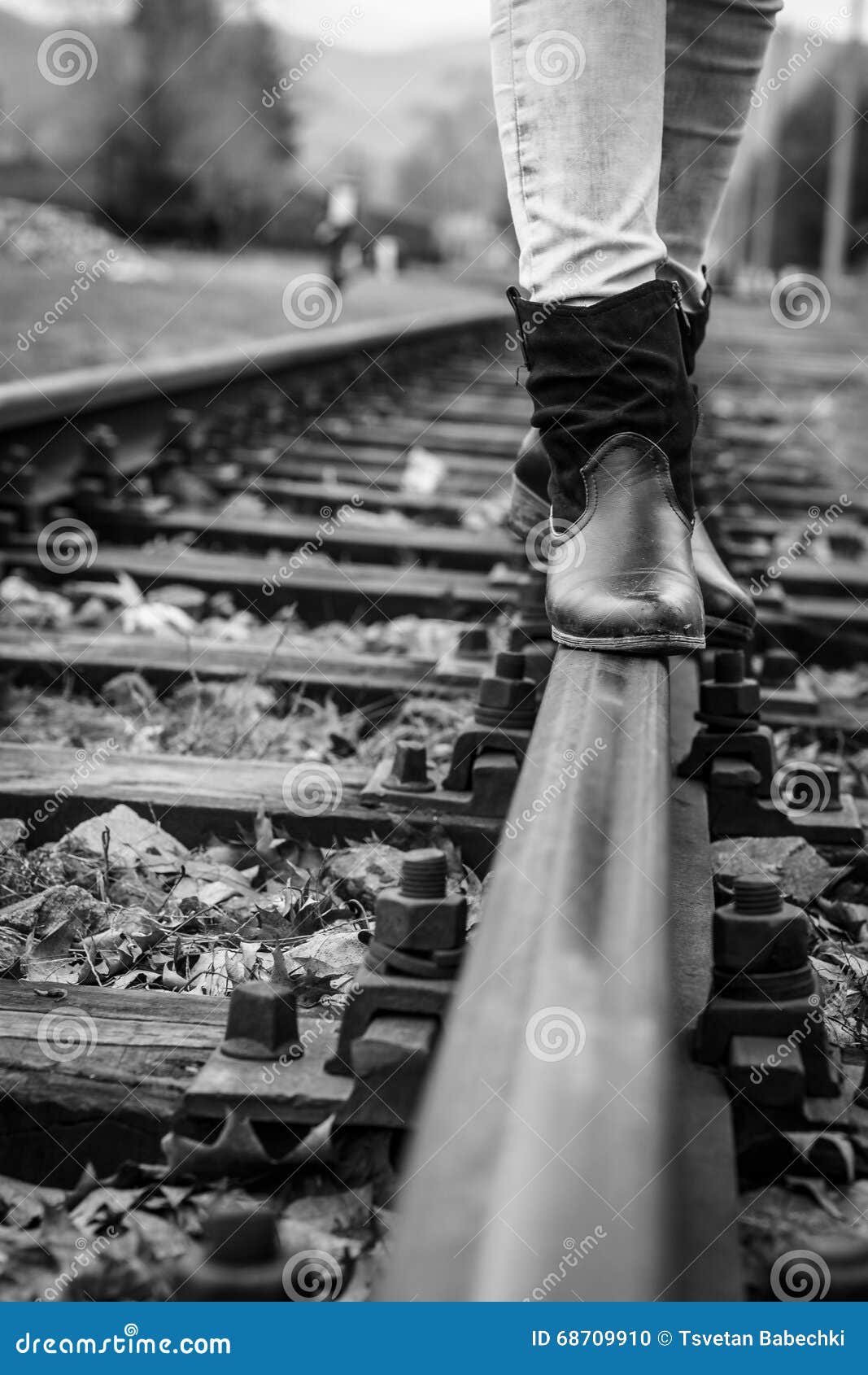 Walking Train Track Stock Photos - Download 1,958 Images