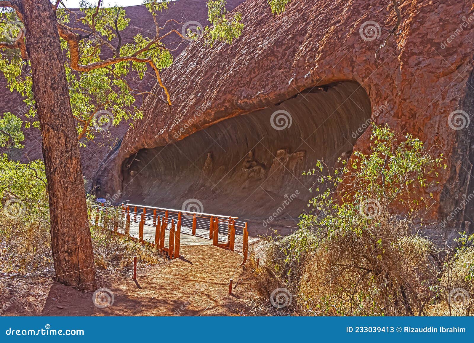 Walking Trek in Front of Men`s Cave Which is of Several Shallow Cave at ...