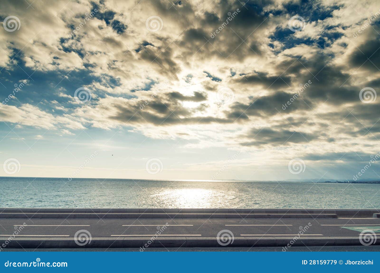 Walking Way in Nice, France Stock Image - Image of french, moody: 28159779