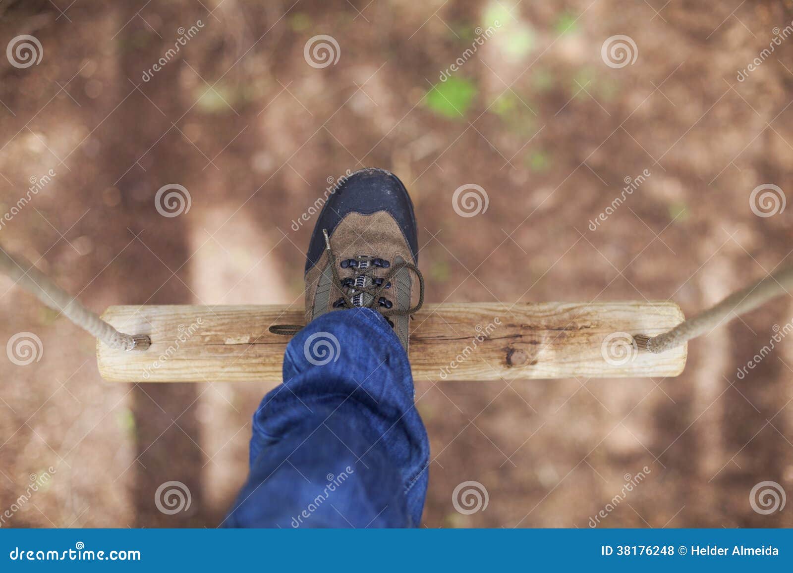 Walking in wires stock photo. Image of line, acrobat - 38176248