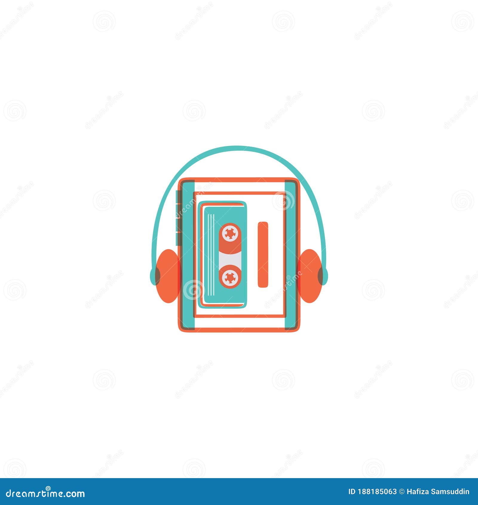 Walkman. Vector Illustration Decorative Design Stock Vector ...