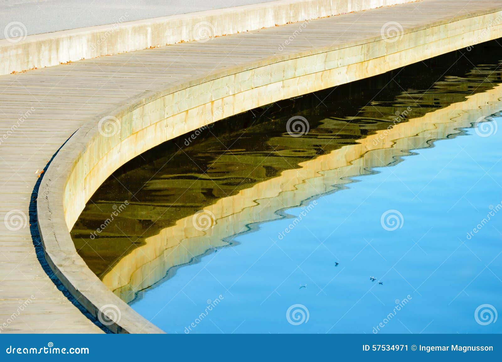 Walkway above water stock image. Image of diagonal, path - 57534971
