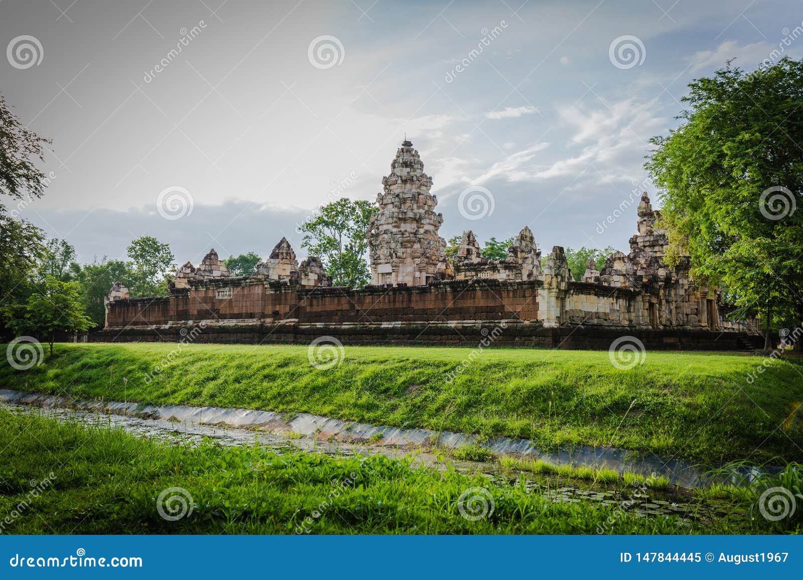 Ancient Castle in Thailand 2 Stock Image - Image of rock, famous: 147844445
