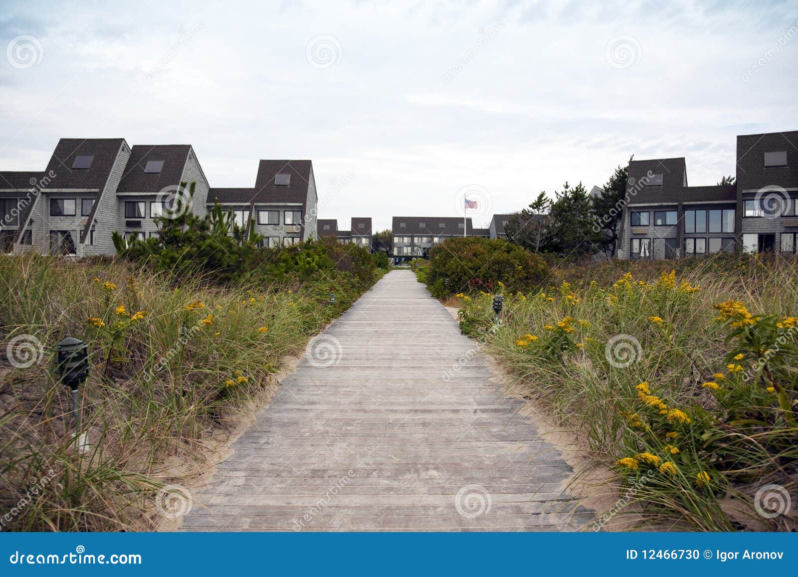 Walkway in beach hotel stock photo. Image of island, siding - 12466730