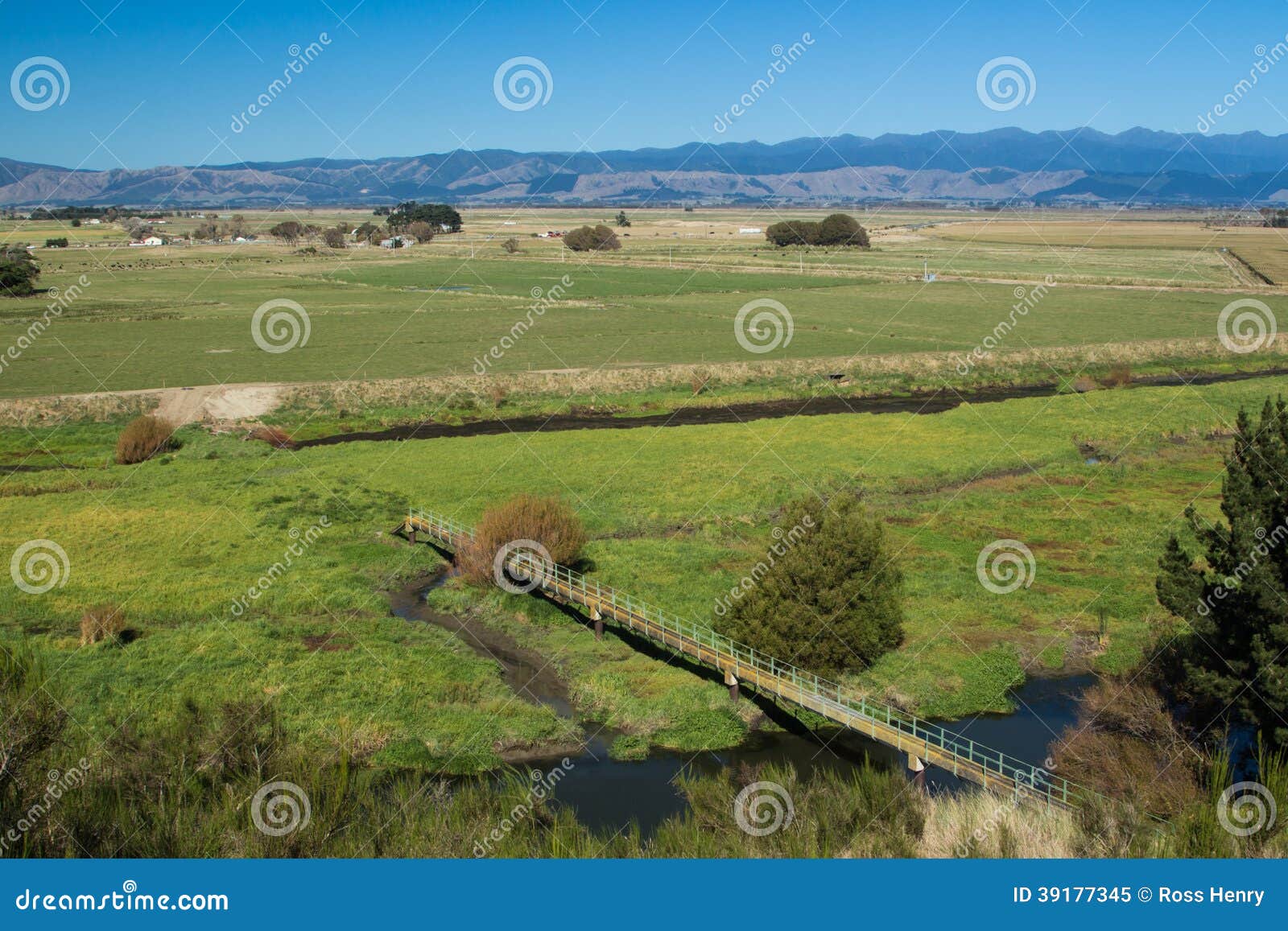 Walkway Bridge stock image. Image of agricultural, farm - 39177345